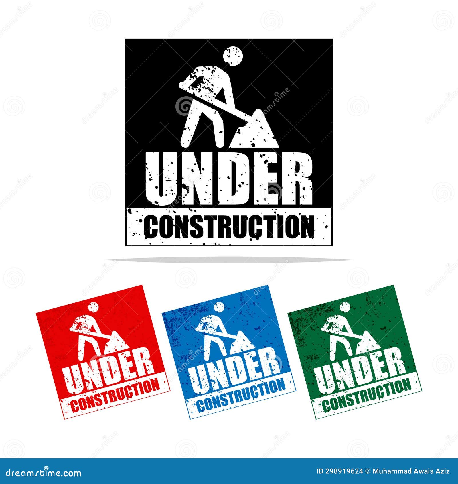 Under Construction Vector Icon or Symbol Stock Vector - Illustration of ...