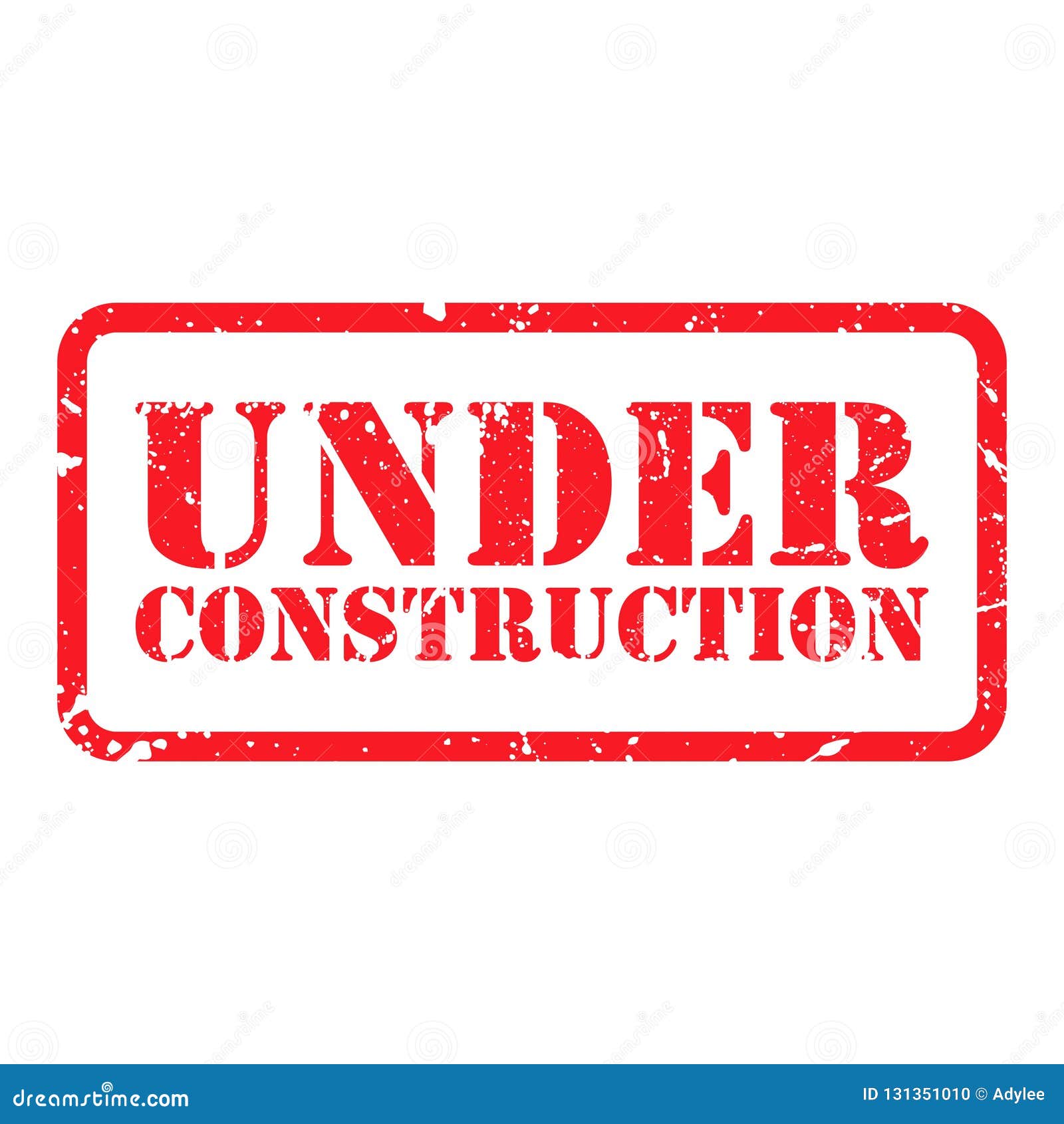 Under Construction Vector Stamp 1 Stock Photo - Illustration of ...