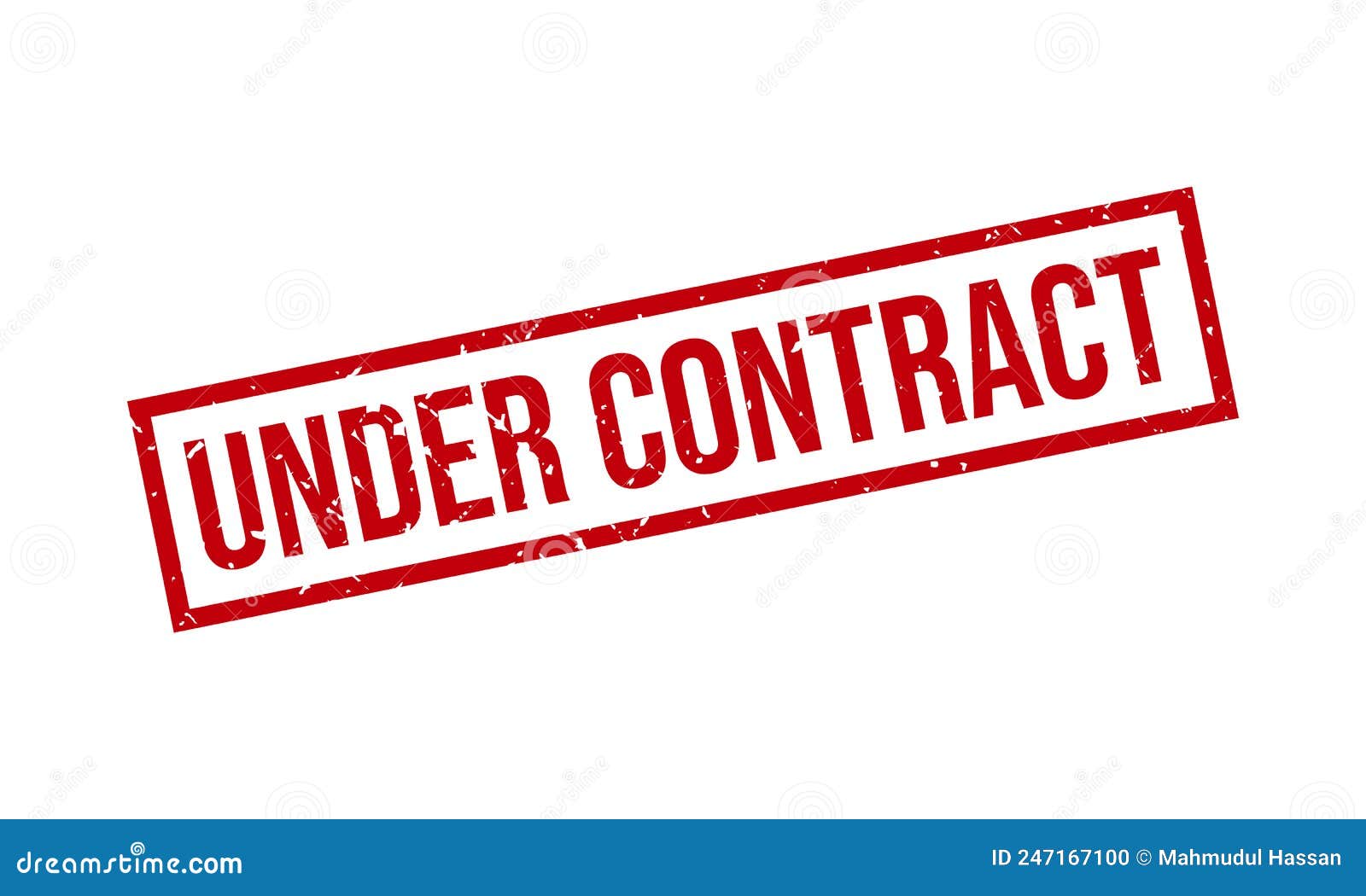 Under Contract Rubber Stamp. Under Contract Grunge Stamp Seal Vector ...