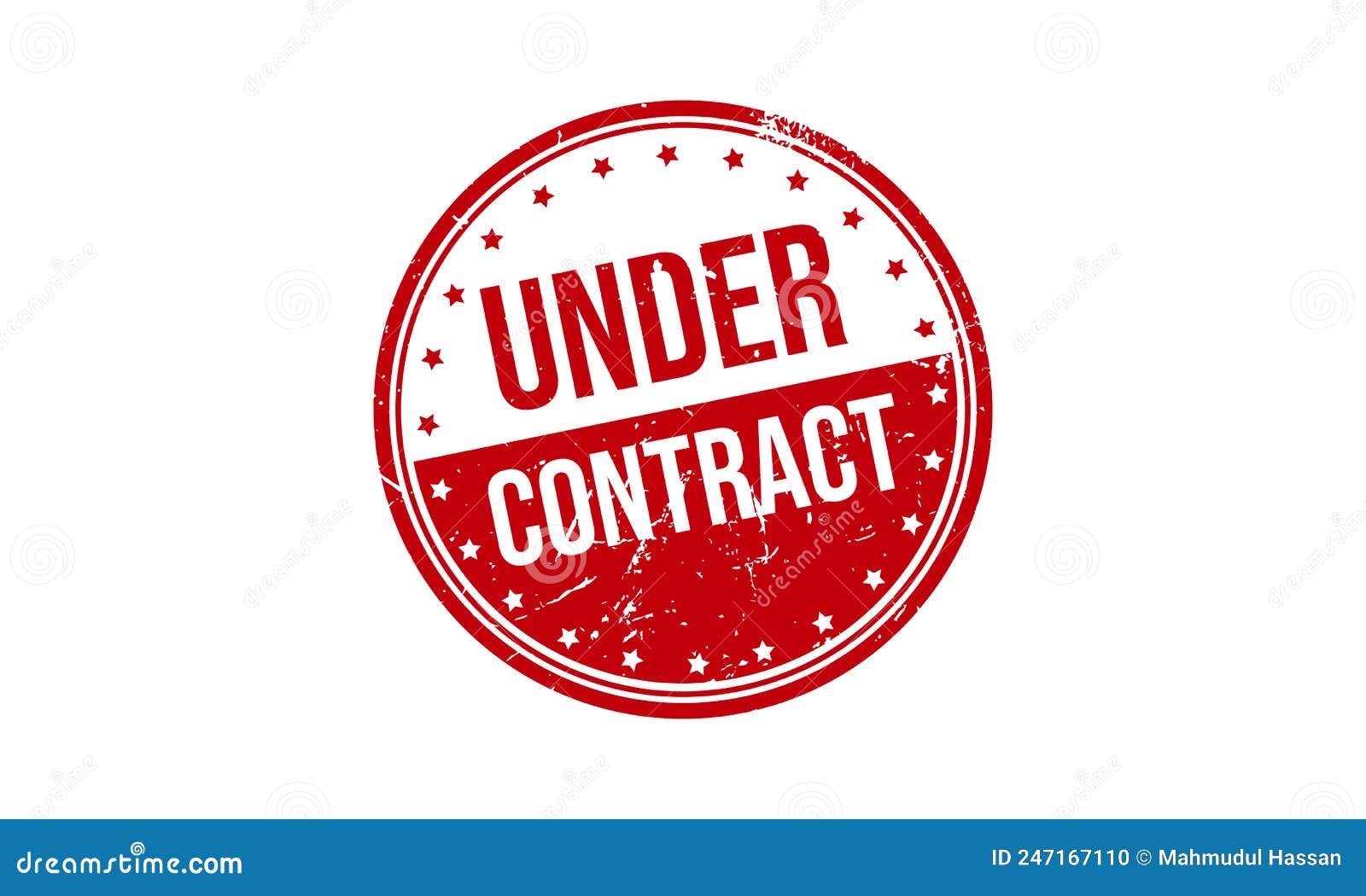 Under Contract Rubber Stamp. Under Contract Grunge Stamp Seal Vector ...