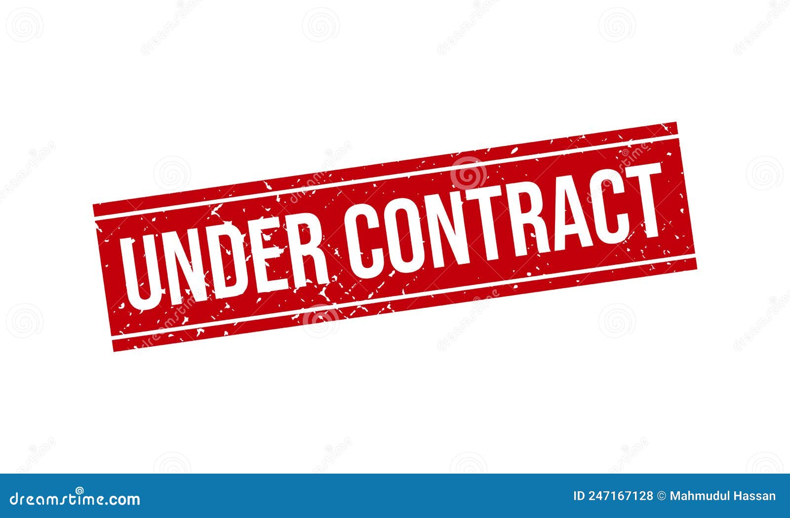 Under Contract Rubber Stamp. Under Contract Grunge Stamp Seal Vector ...