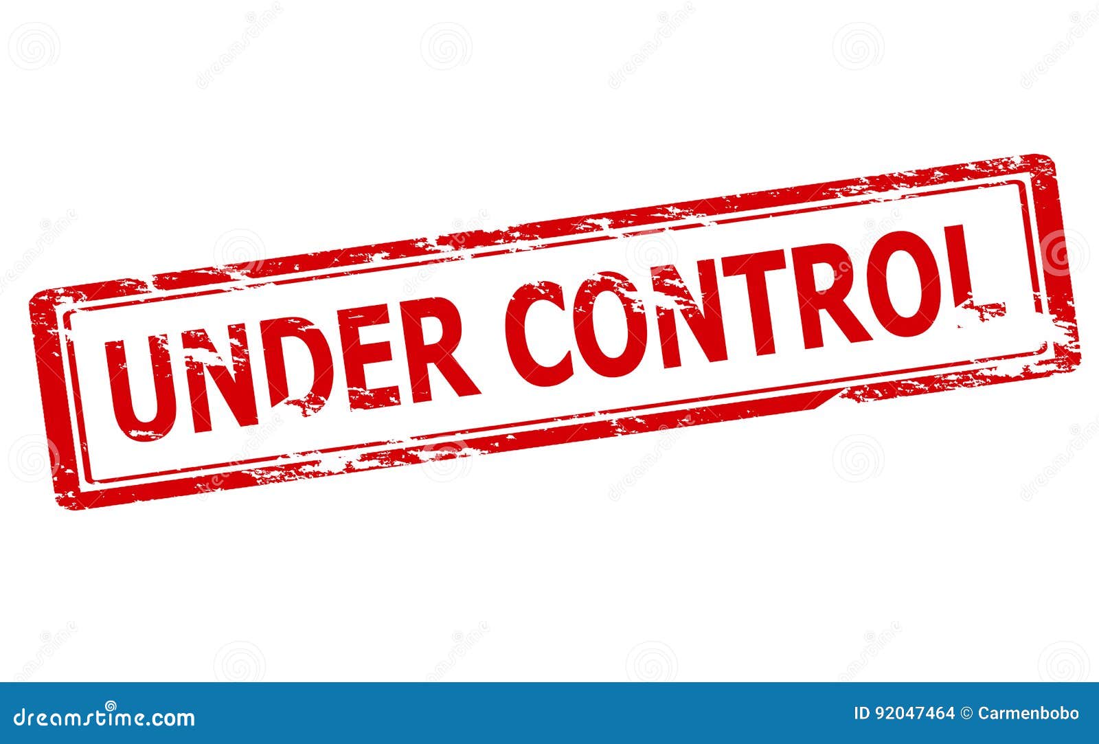 Under control stock illustration. Illustration of grungy - 92047464