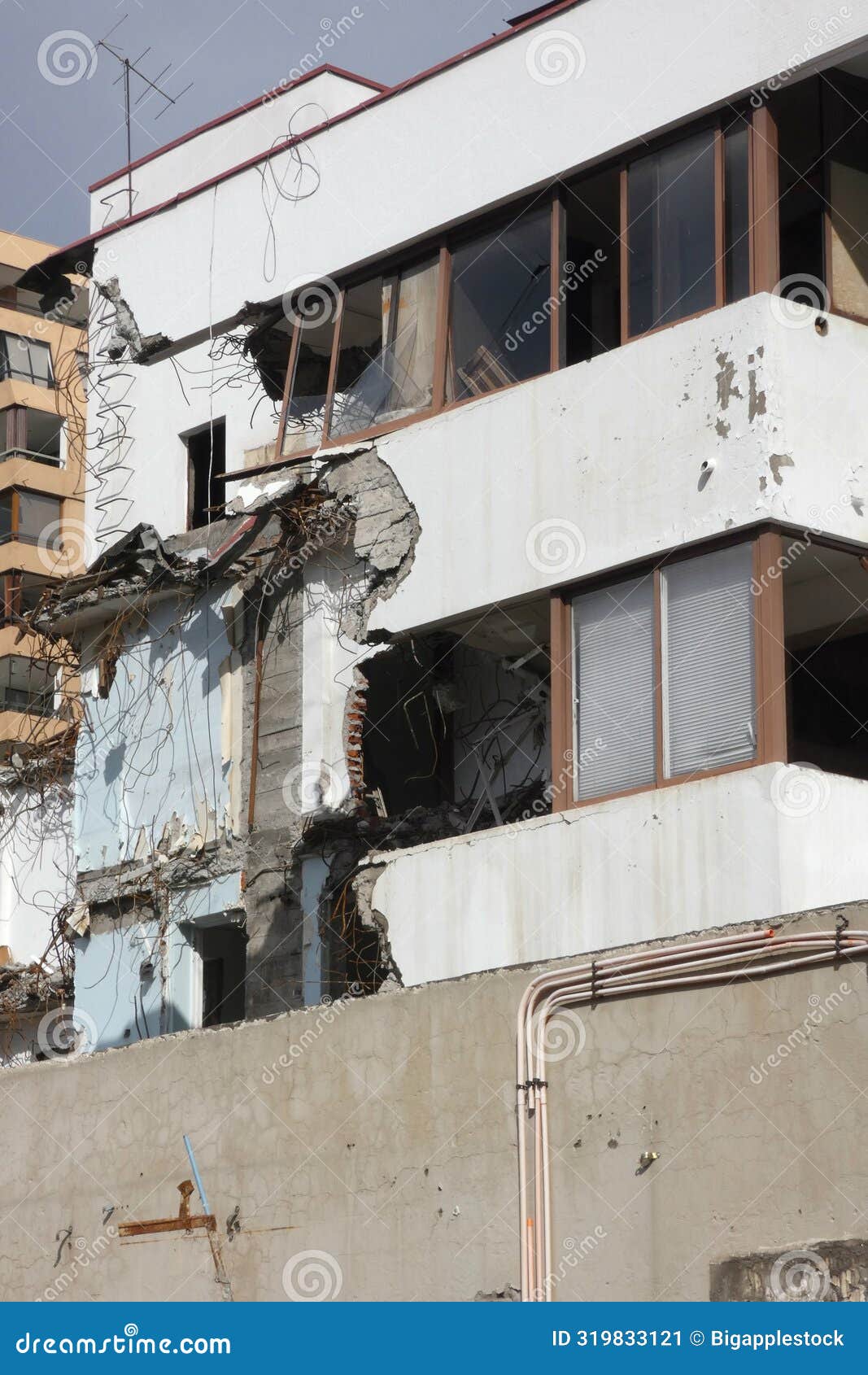 Under Demolition stock image. Image of america, construction - 319833121