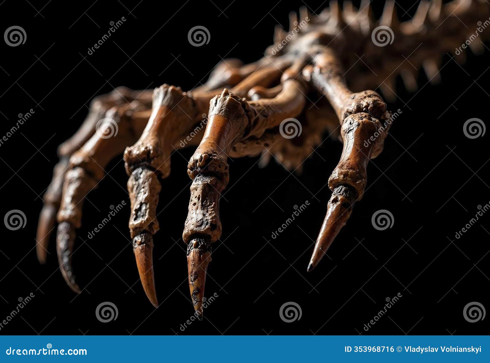 Intricate Details of a Skeletal Claw Highlighting Nature S Fierce ...