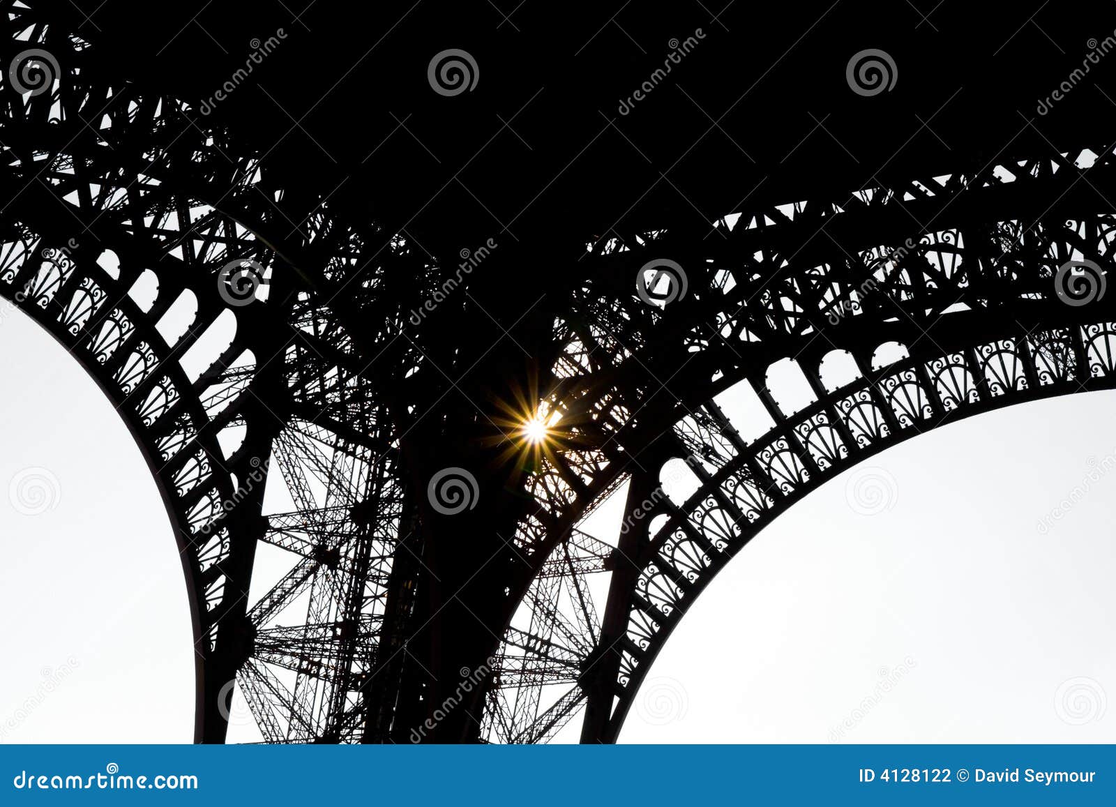 Under the Eiffel Tower - Wrought Iron Silouette Stock Photo - Image of ... Under the Eiffel Tower - Wrought Iron Silouette Stock Photo - Image of ...