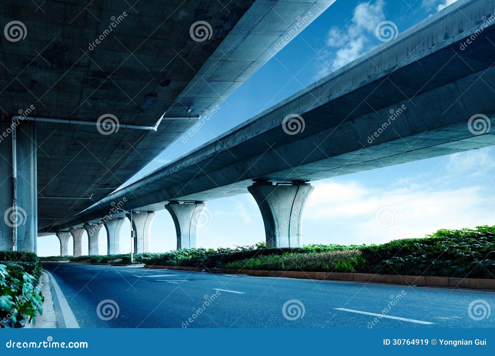 Under elevated road stock image. Image of cross, design - 30764919