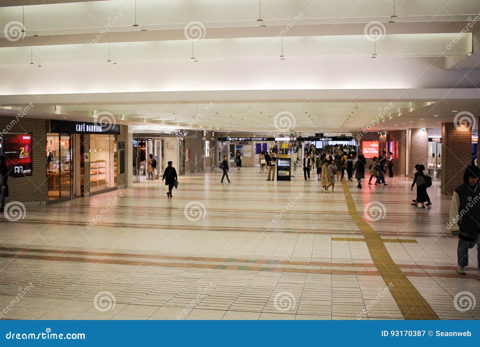 Under Ground Landscape Walkway at Sapporo Editorial Photography - Image ...