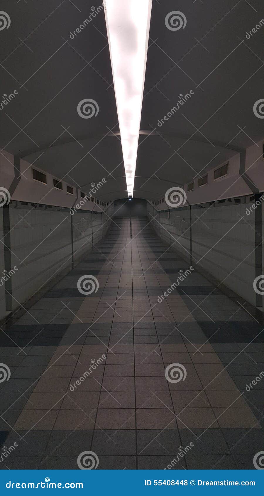 Under ground walk way stock photo. Image of passage, empty - 55408448