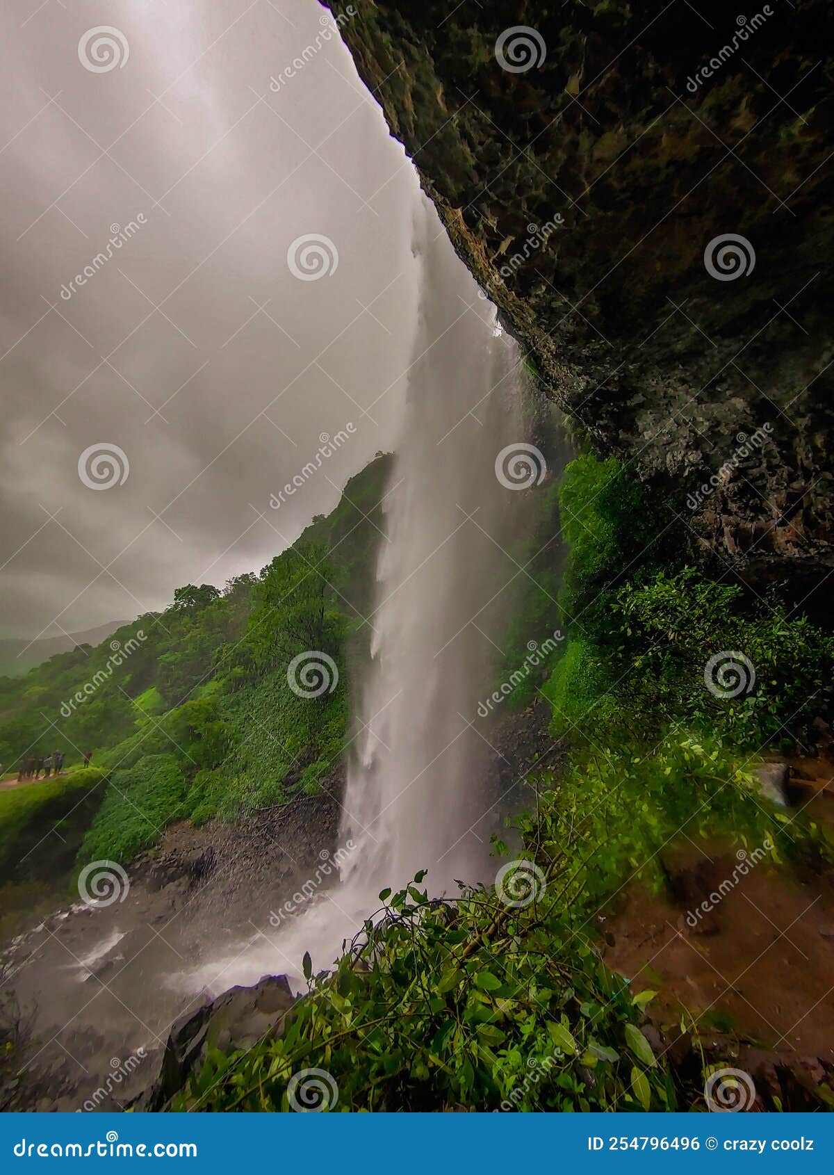Under the Hidden Waterfalls Stock Photo - Image of nature, landscape ...