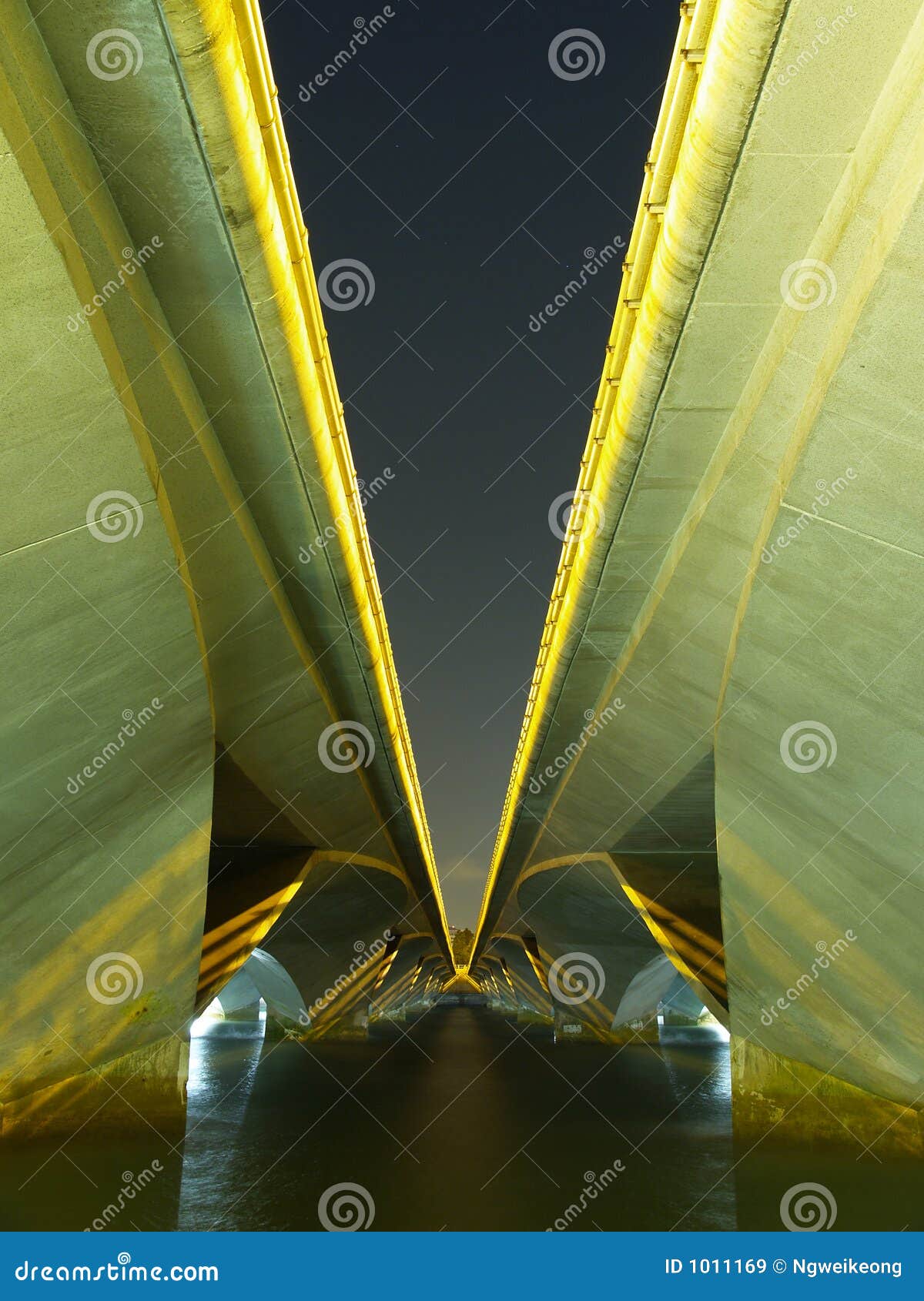 Highway Bridge, Connection To The Road With An Expansion Joint. Royalty ...