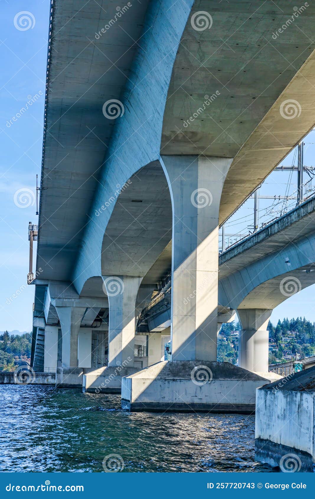 Under Highway Bridges 2 stock image. Image of interstate - 257720743