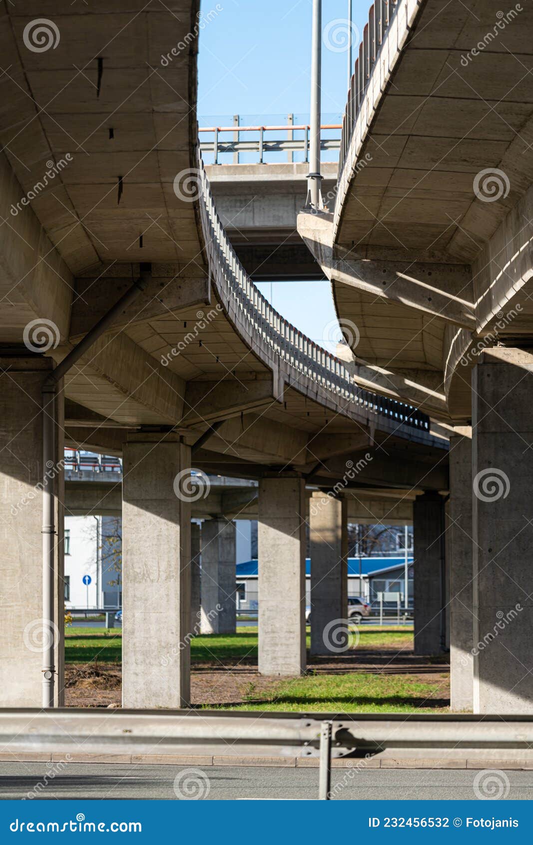Under highway stock photo. Image of roadway, grass, transportation ...
