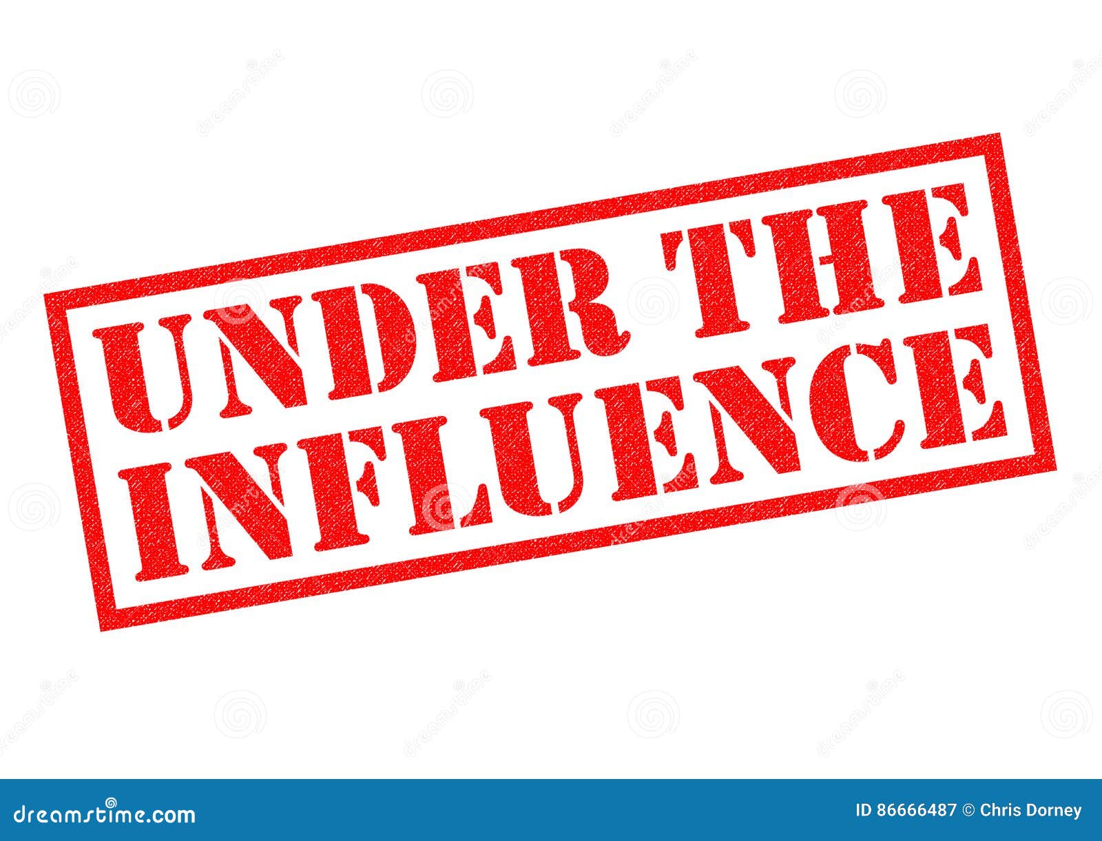 UNDER the INFLUENCE stock illustration. Illustration of rubber - 86666487