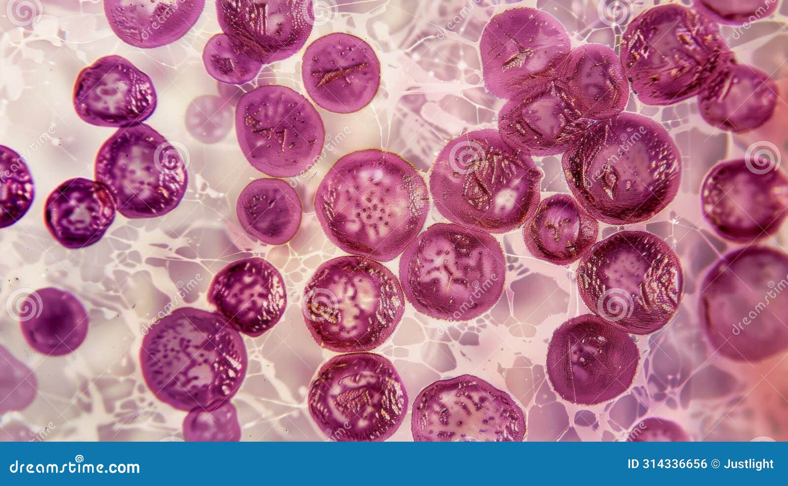 Under Intense Magnification a Mesmerizing Pattern of Circular Disclike ...