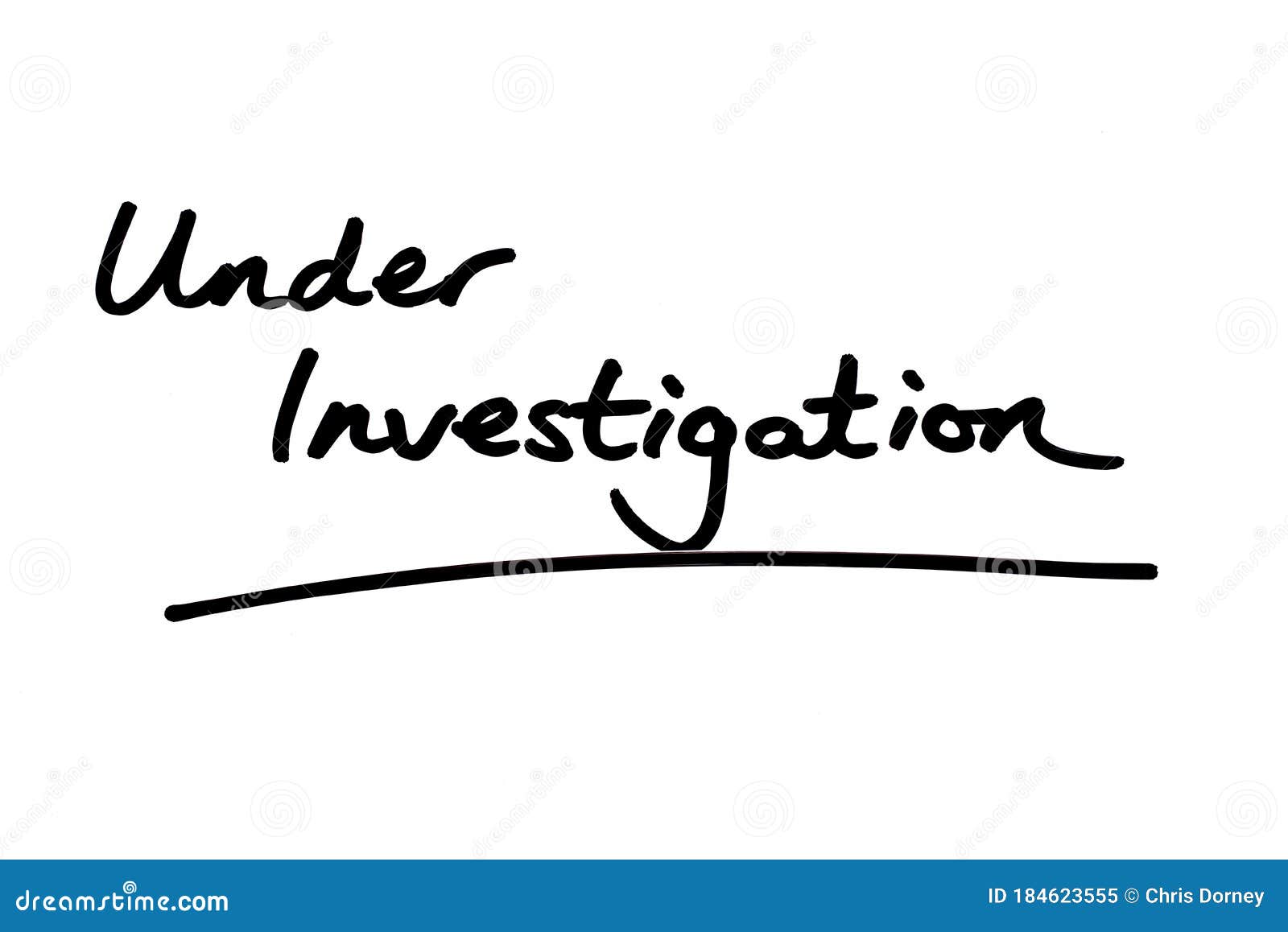 Under Investigation Words Red Tape Around Man Crime Suspect Arrested ...