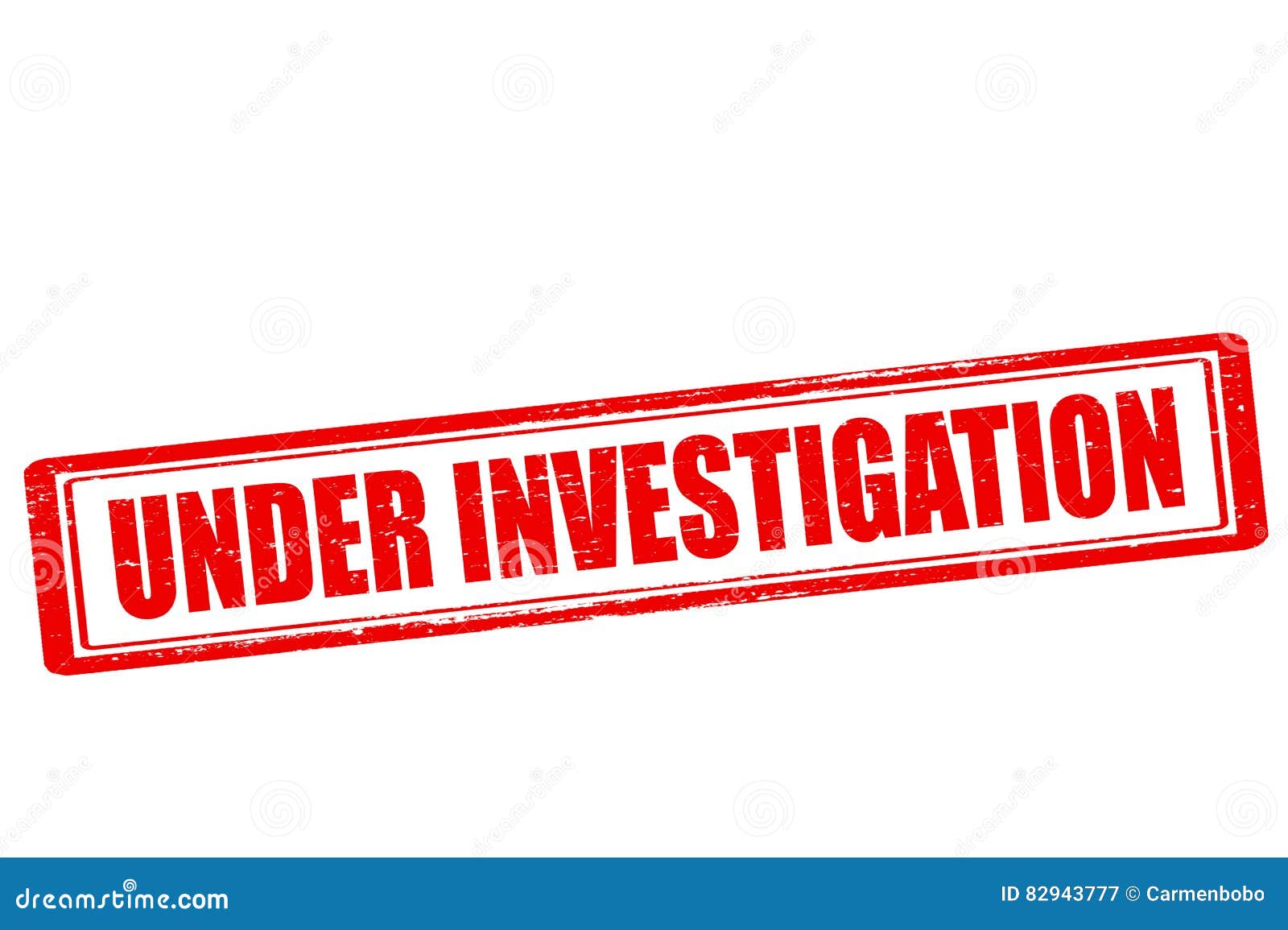 Under investigation stock illustration. Illustration of symbol - 82943777