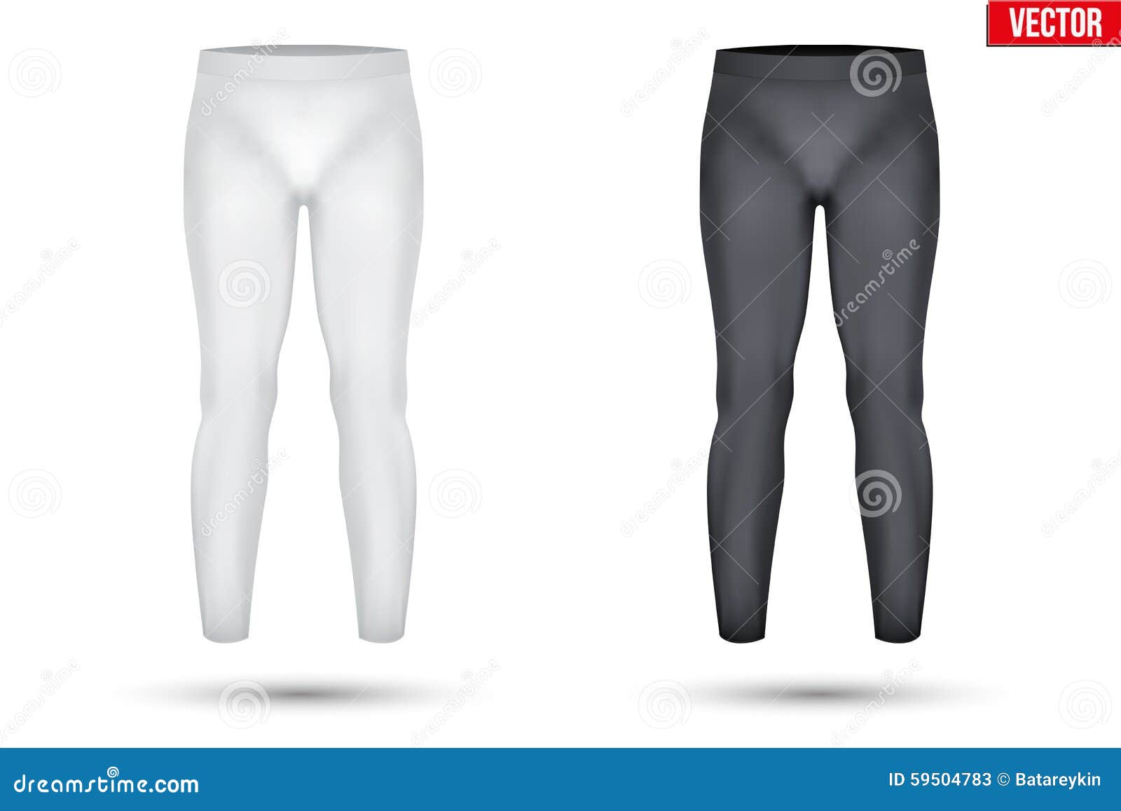 Under Layer Compression Trousers Of Thermo Fabric Cartoon Vector ...