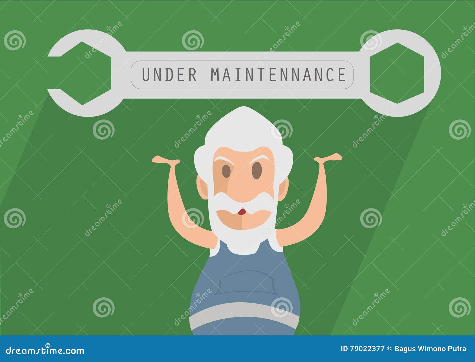 Under Maintenance Icon For Both Logo And App Icon Royalty-Free Stock ...