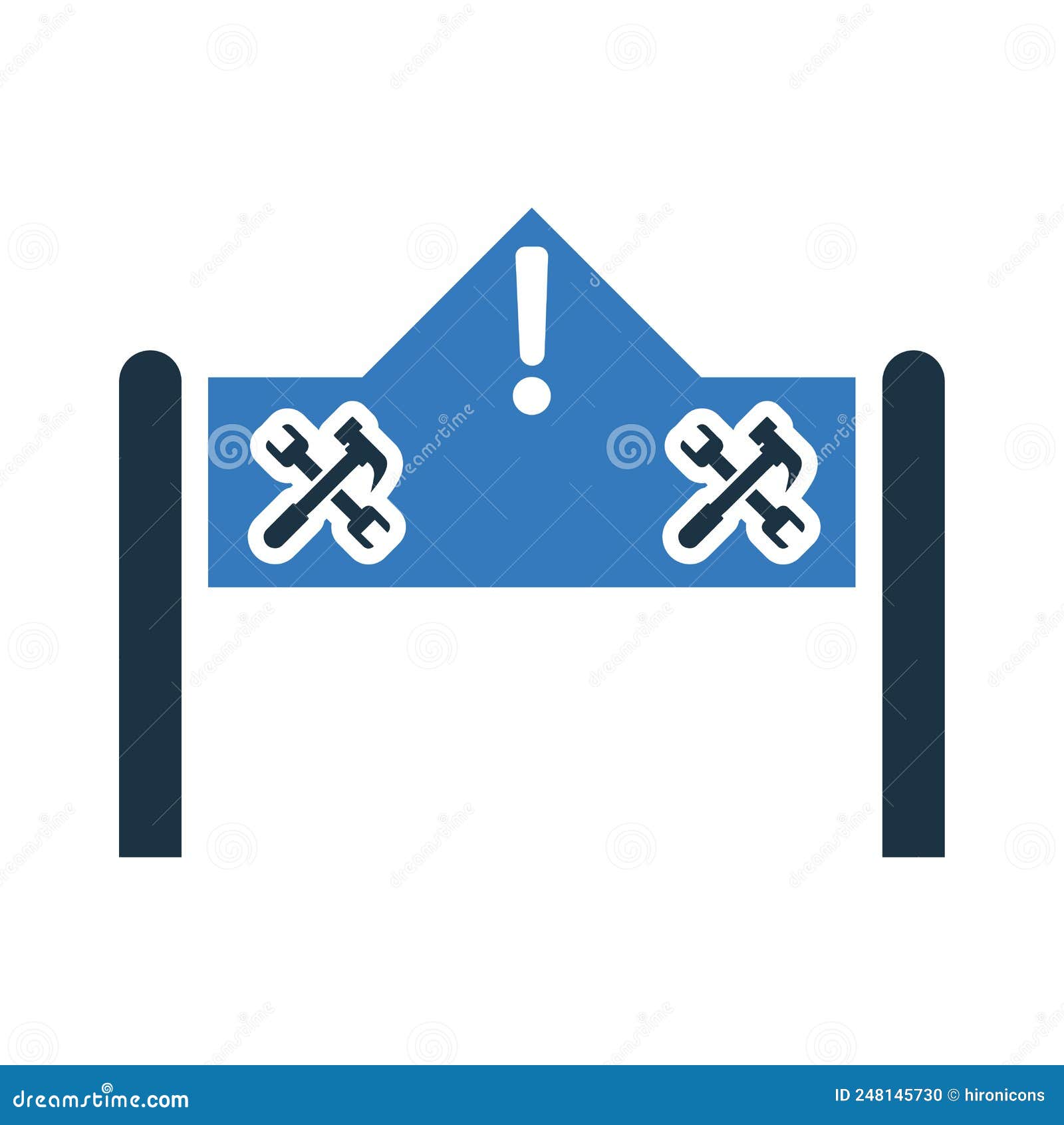 Under, Maintenance, Repair Icon. Simple Editable Vector Graphics Stock ...