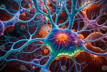 Under the Microscope- Cell Structures Stock Illustration - Illustration ...