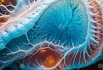 Under the Microscope- Cell Structures Stock Illustration - Illustration ...