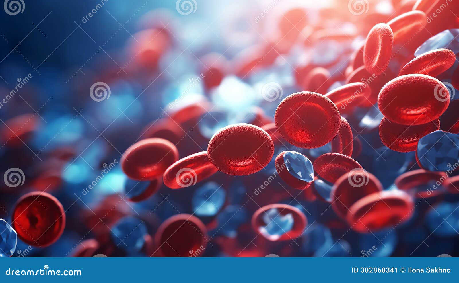 Microscope With Platelets And Virus Stock Photography | CartoonDealer ...