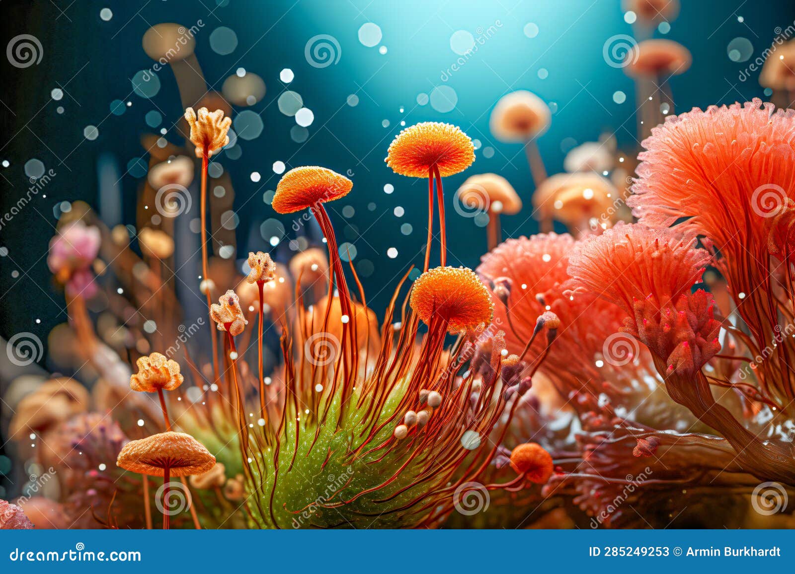 Under the Microscope- Organic Substance Transferred between Cells Stock ...