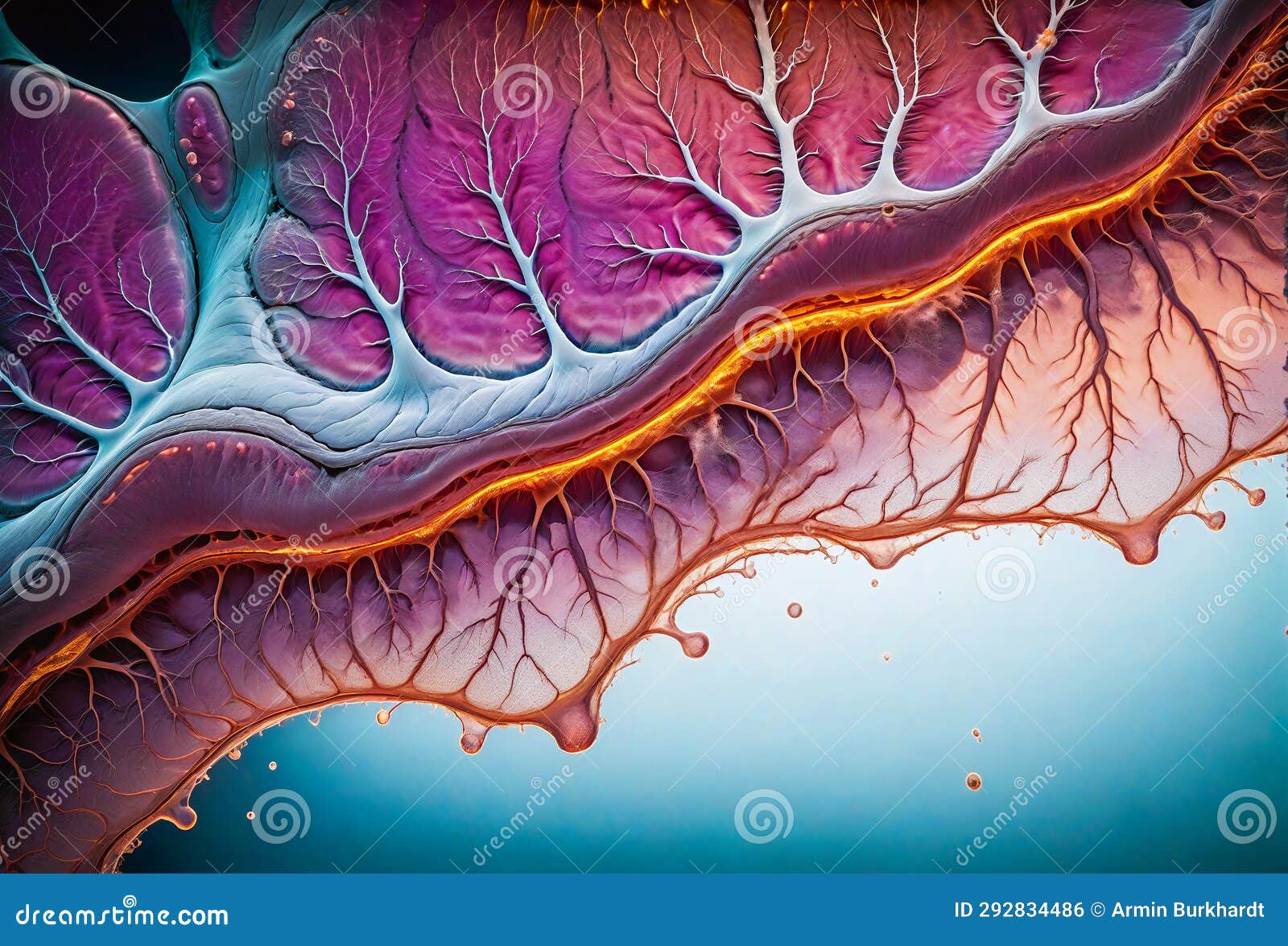 Under the Microscope- Cell Structures Stock Illustration - Illustration ...