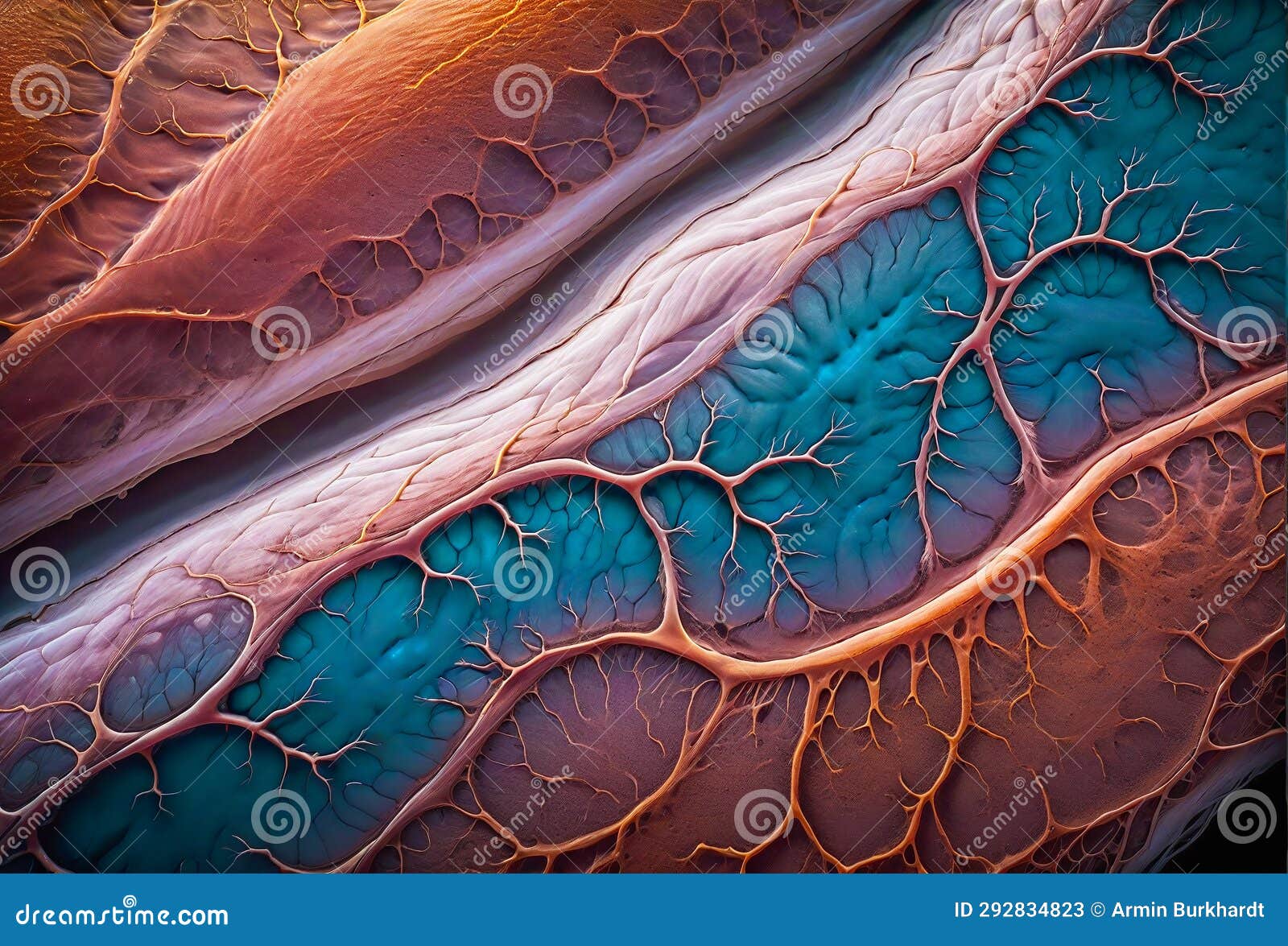 Under the Microscope- Cell Structures Stock Illustration - Illustration ...