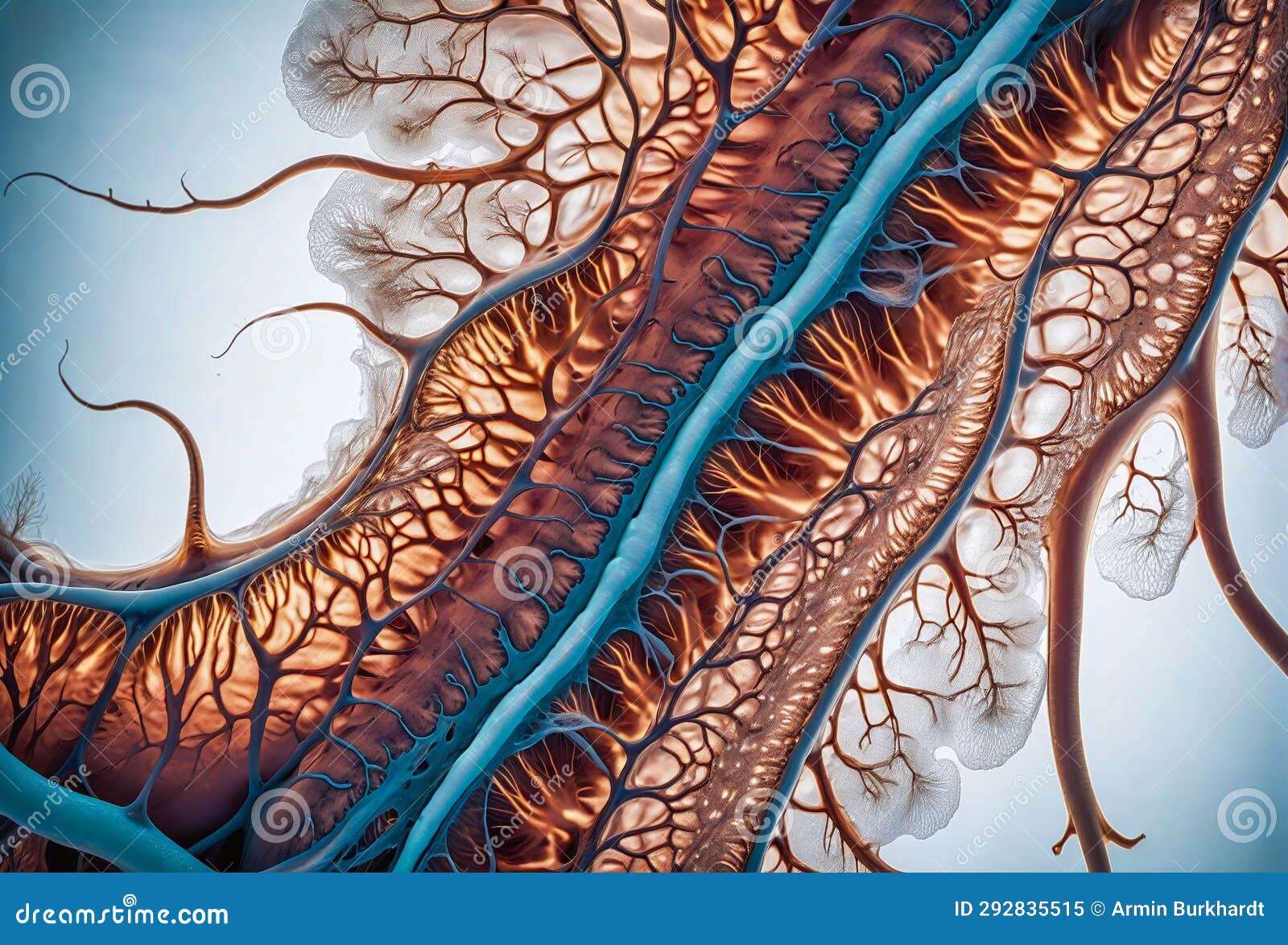 Under the Microscope- Cell Structures Stock Illustration - Illustration ...
