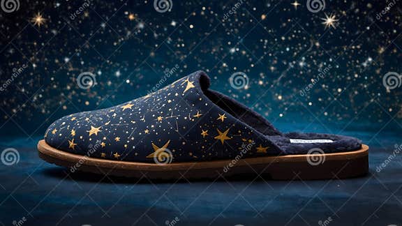 Celestial Dreams: Slippers Embroidered with Constellations and Stars ...