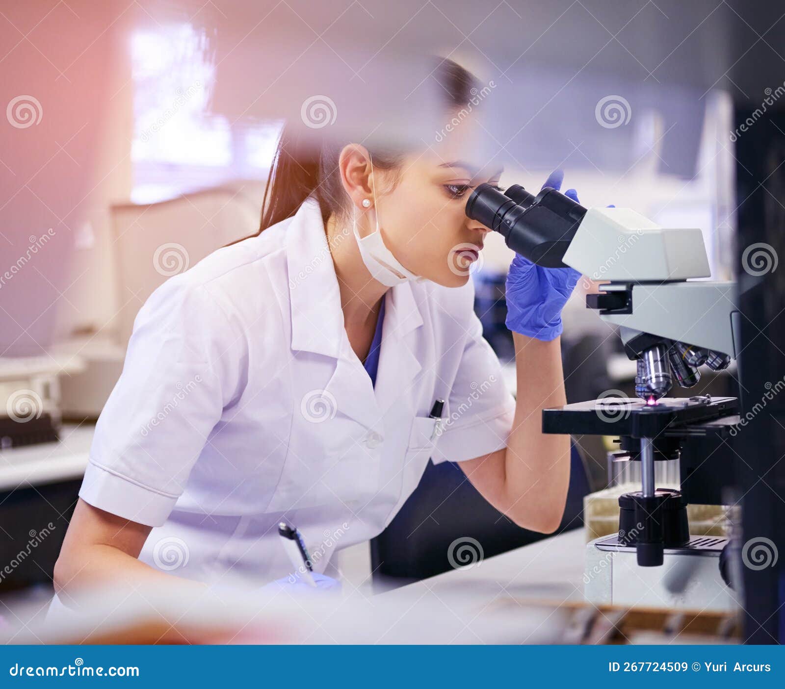 Under the Microscope, the Little Thing Mean a Lot. a Young Scientist ...