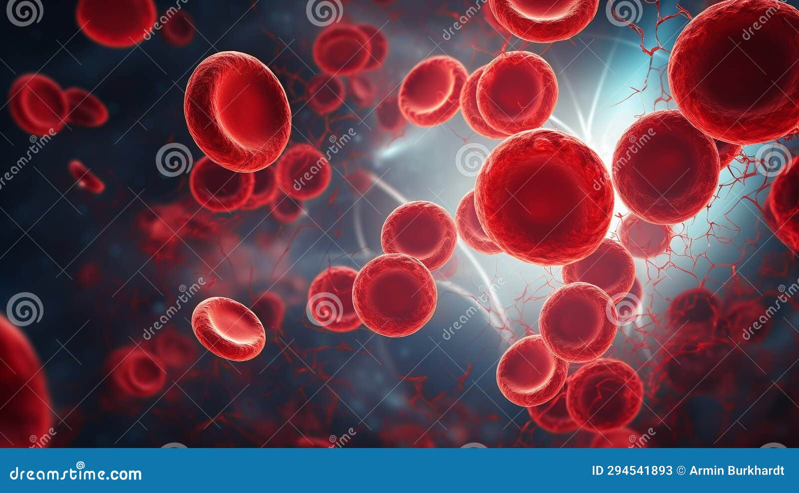Under the Microscope- Platelets Stock Image - Image of representation ...