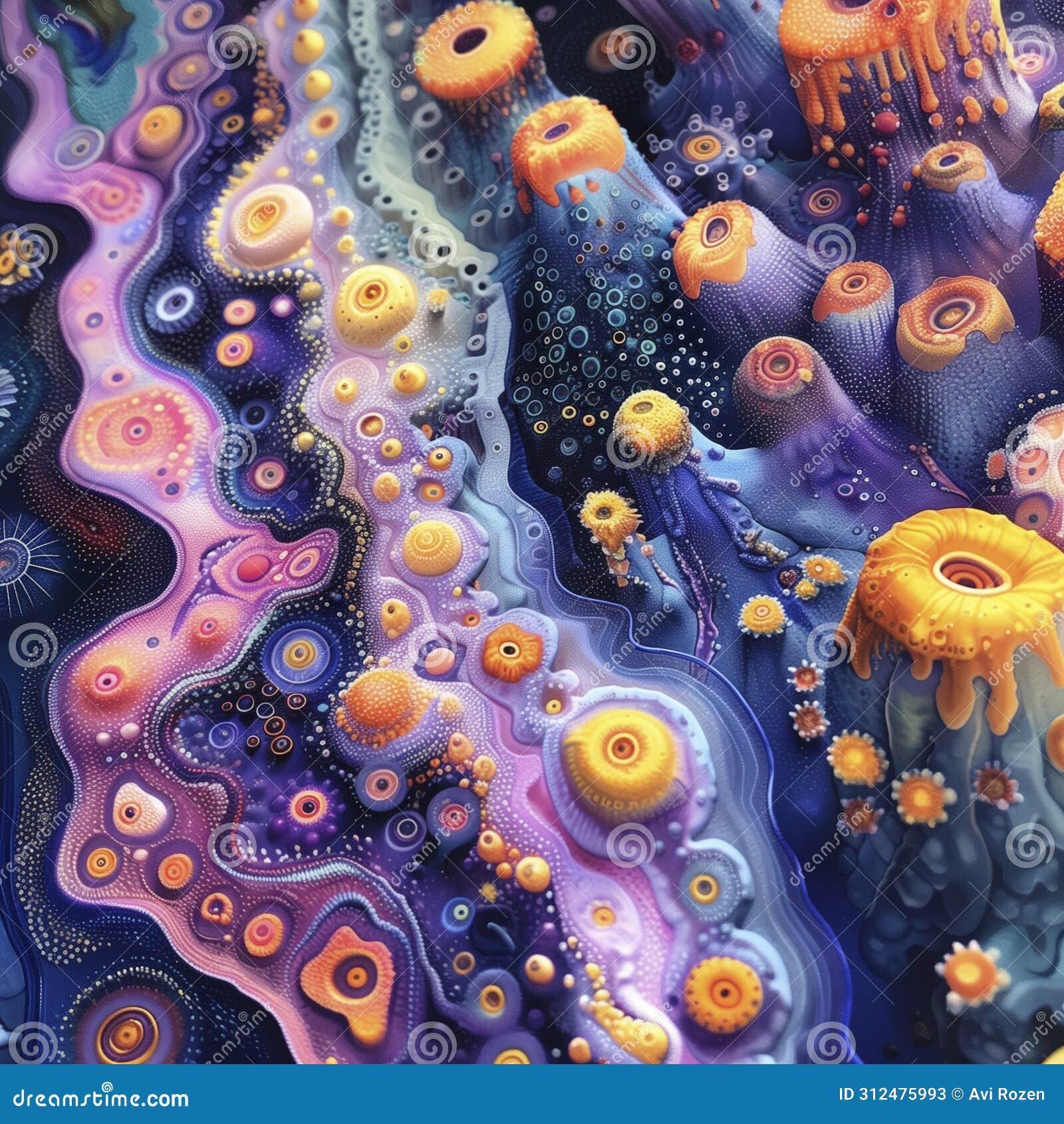 Under the Microscope. Psychedelic Marine Life: Artistic Underwater ...