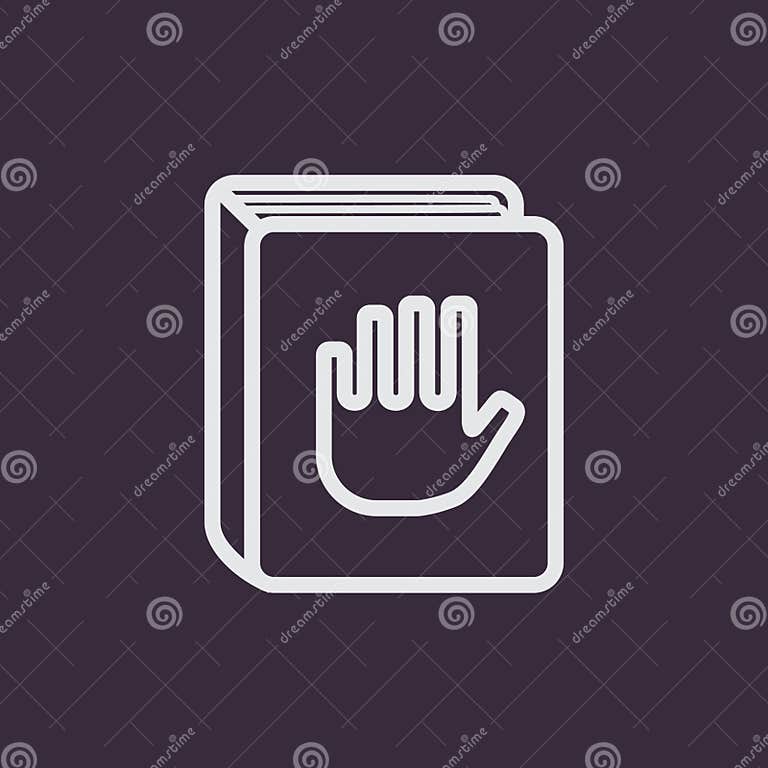 Under Oath. Vector Illustration Decorative Design Stock Vector ...