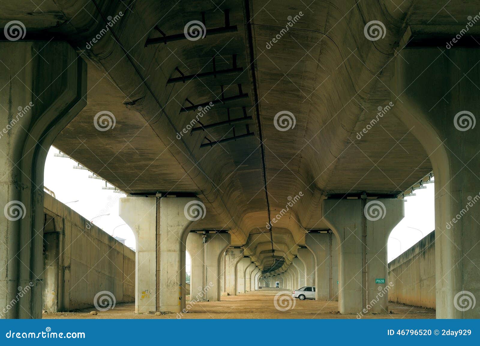 Under the Overpass in Taiwan, Asia, Design Architecture Stock Photo ...