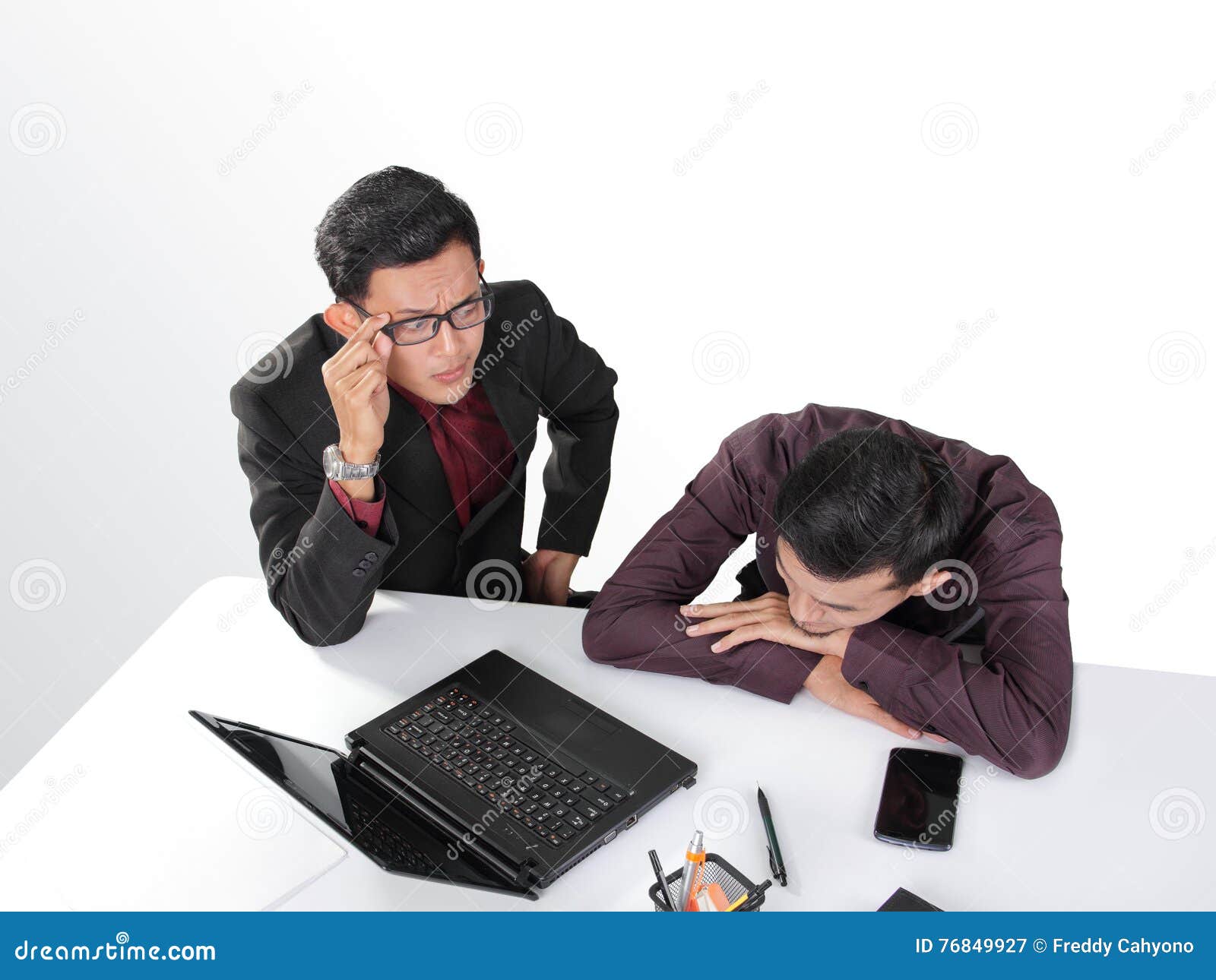 Under Performance Office Worker Stock Image - Image of internet, broken ...