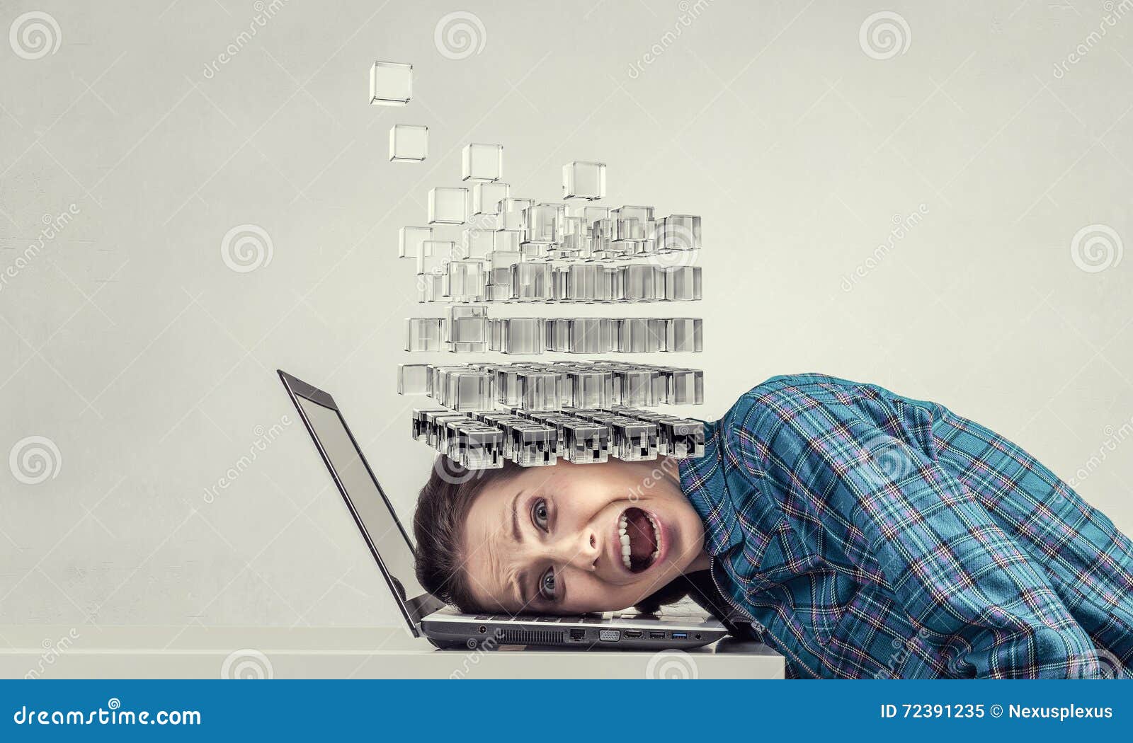 Under Pressure Of Work Royalty-Free Stock Photography | CartoonDealer ...