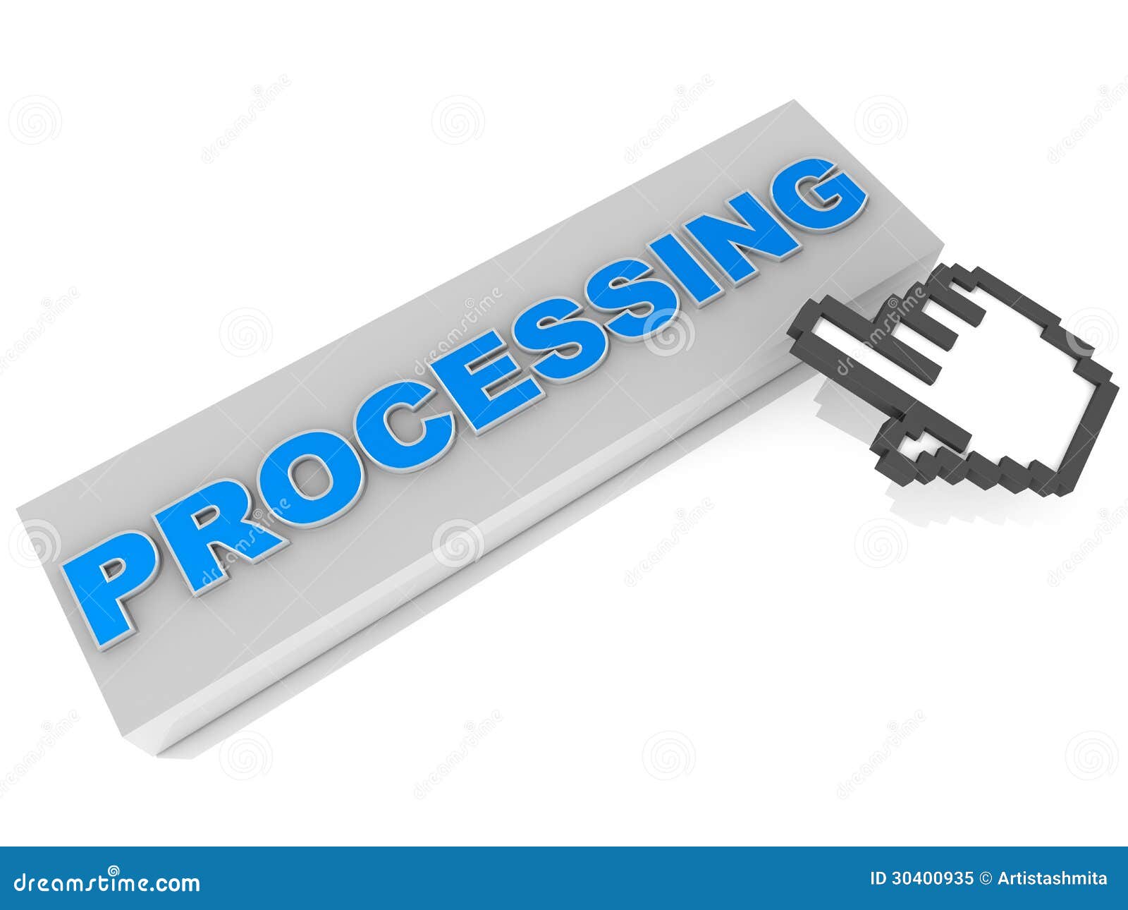 Under process stock illustration. Illustration of complete - 30400935