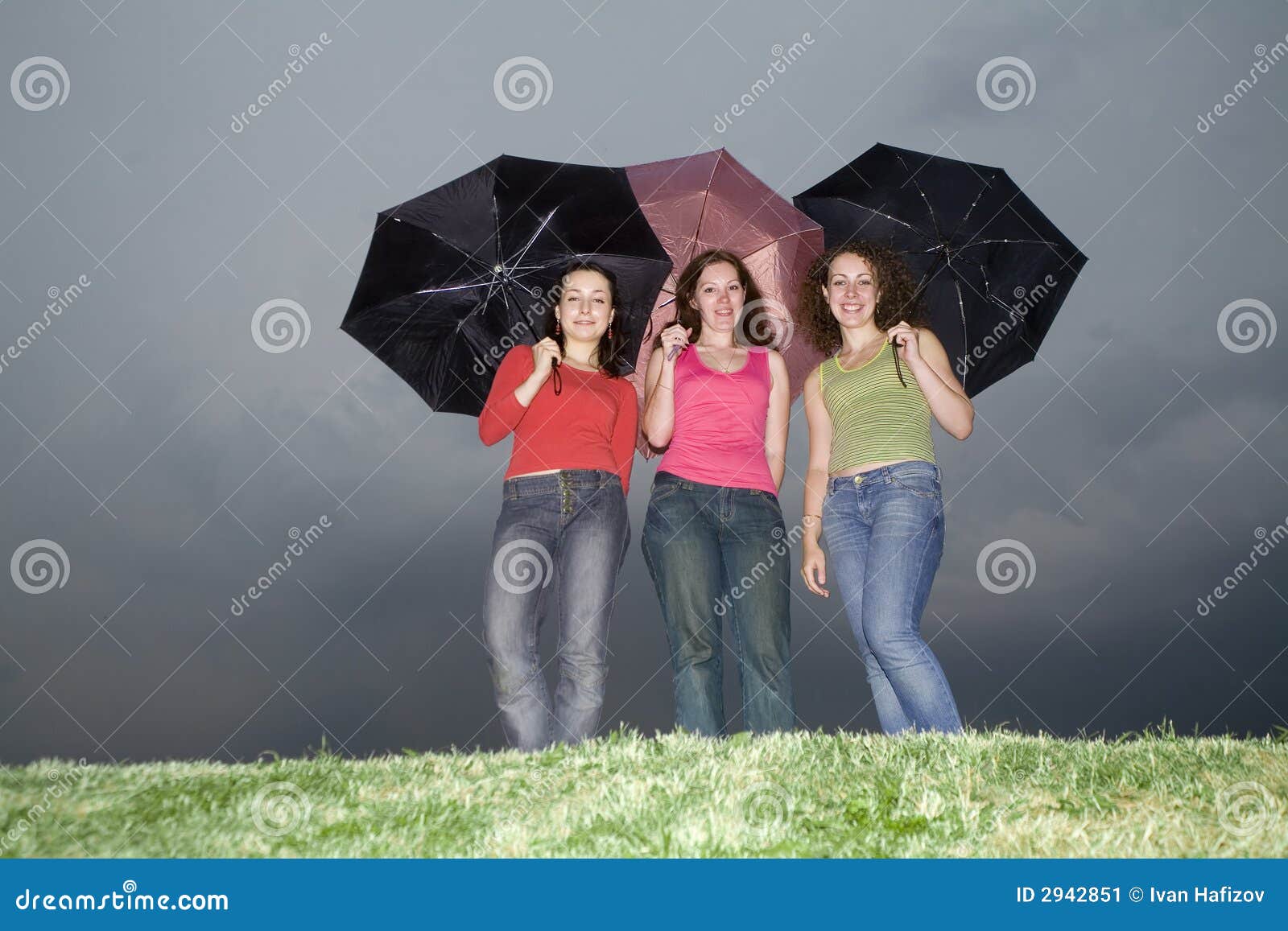 Under the rain stock image. Image of human, clothing, beautiful - 2942851