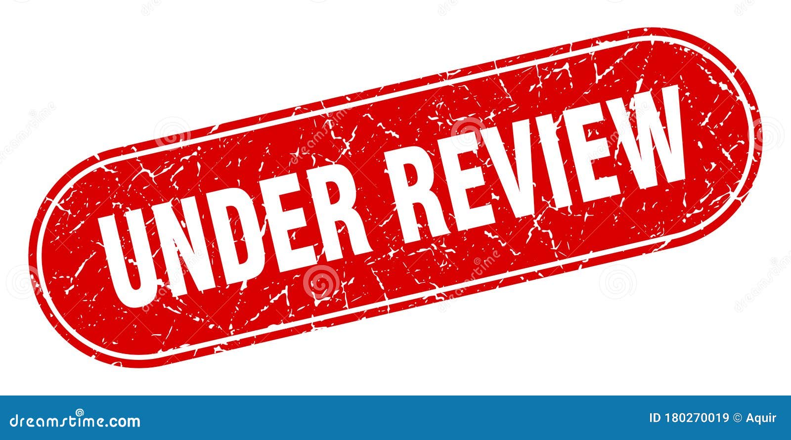 Under Review Sign. Under Review Grunge Stamp Stock Vector ...