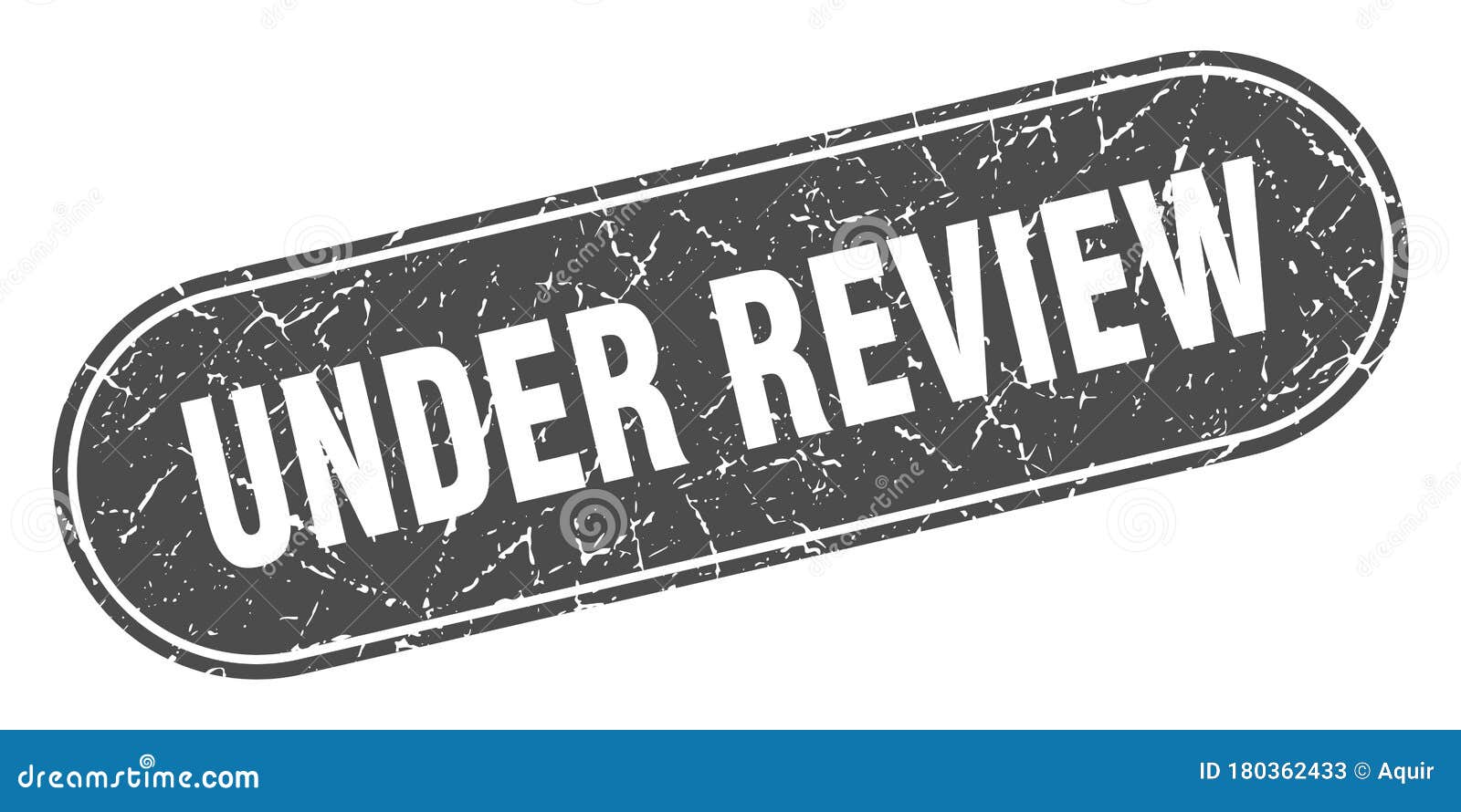 Under Review Sign. Under Review Grunge Stamp Stock Vector ...