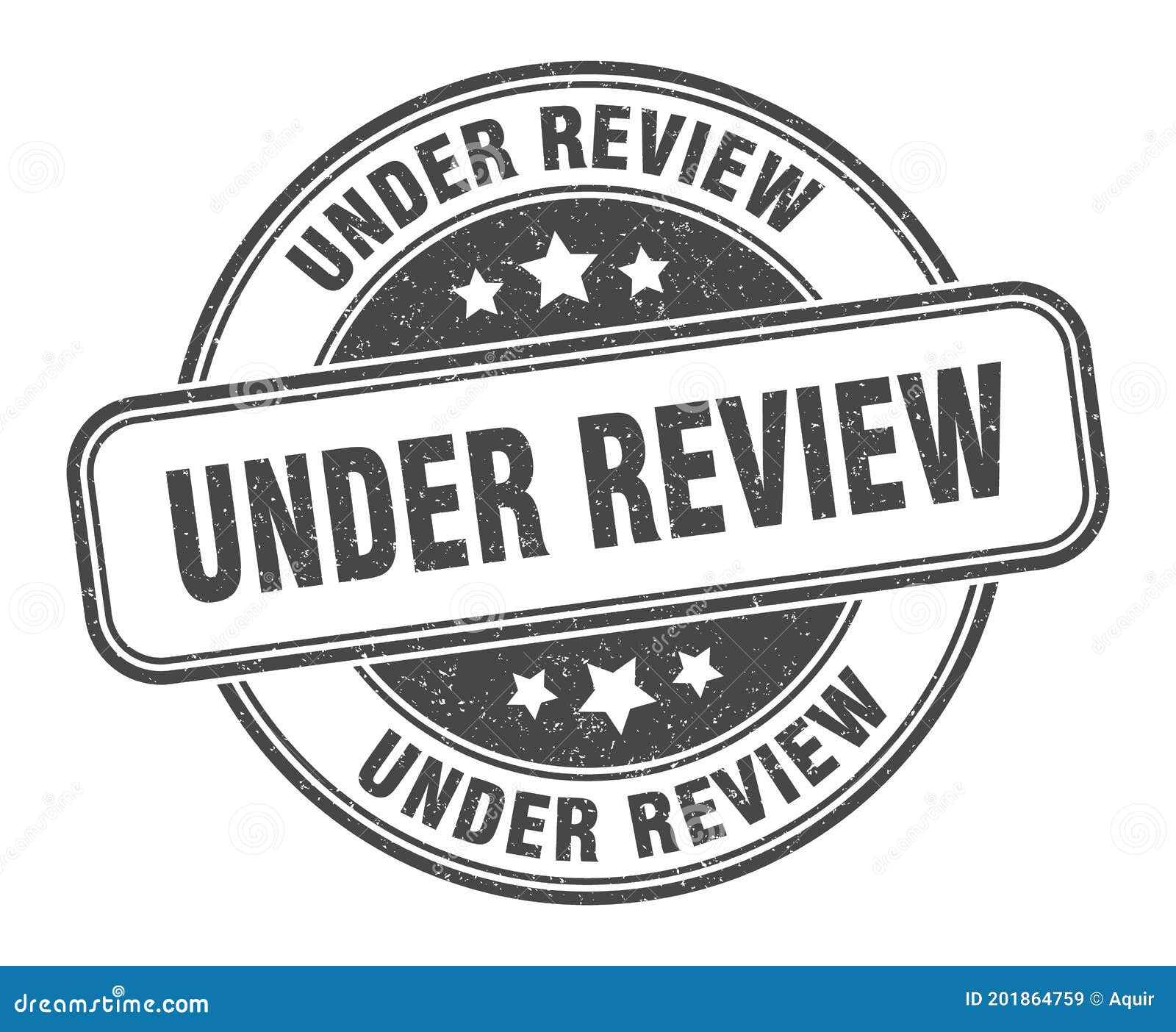 Under Review Stamp. Under Review Round Grunge Sign Stock Vector ...