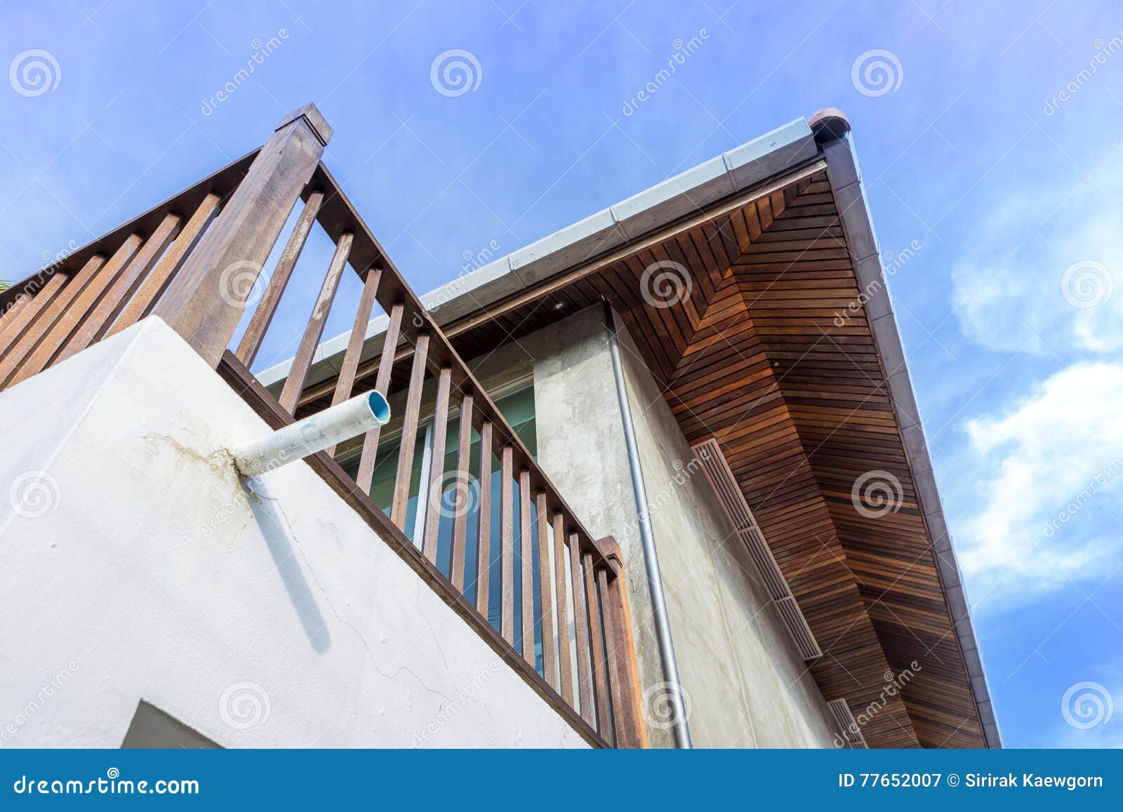 Under the roof design stock image. Image of building - 77652007