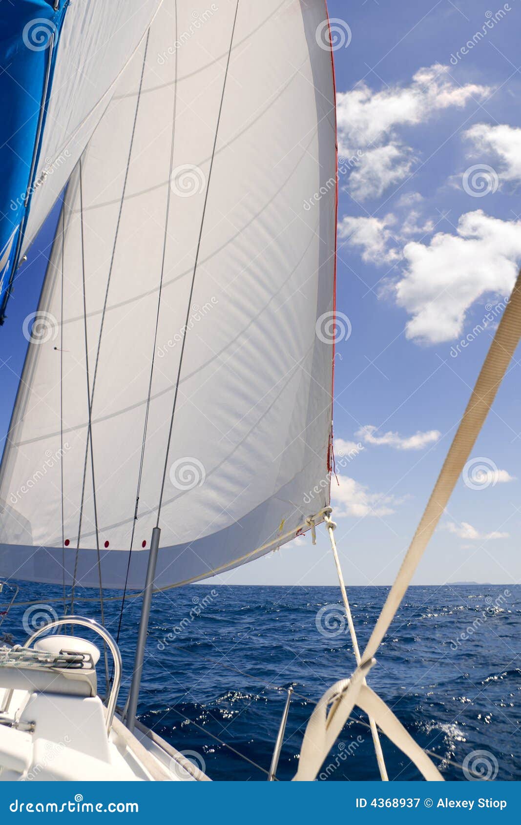 Under sail stock image. Image of nature, clouds, freedom - 4368937