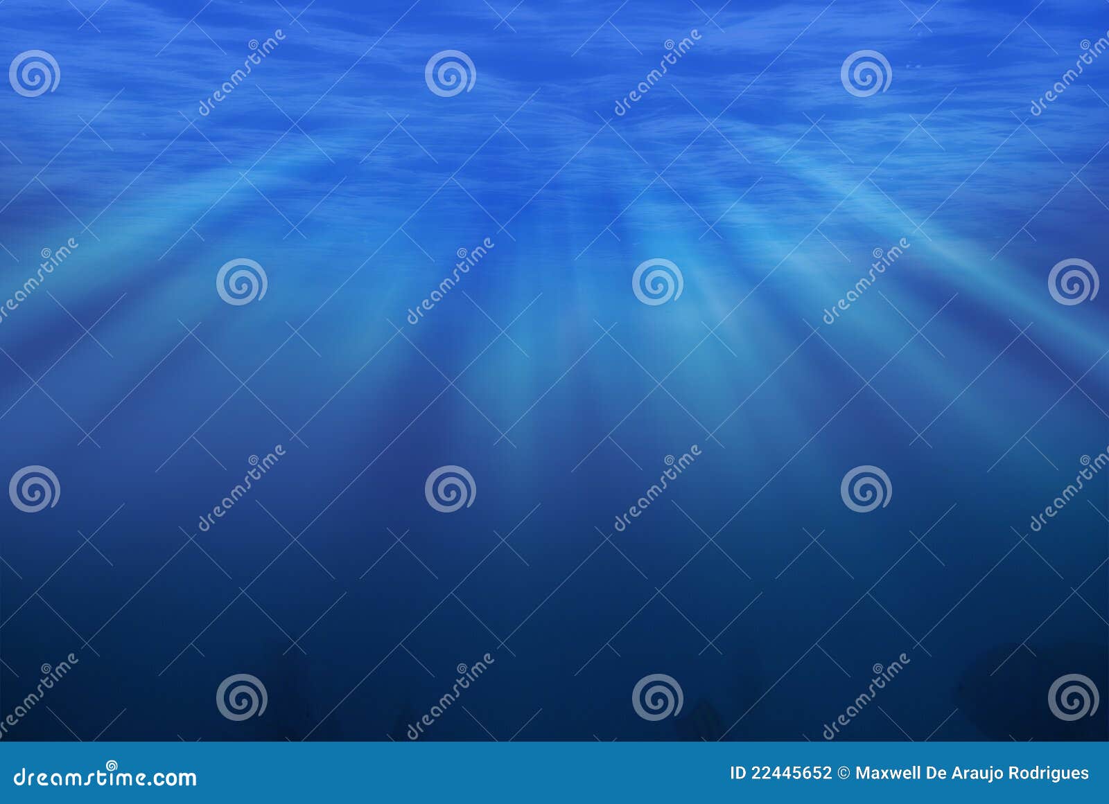 Under sea stock photo. Image of drawn, myst, deep, beam - 22445652