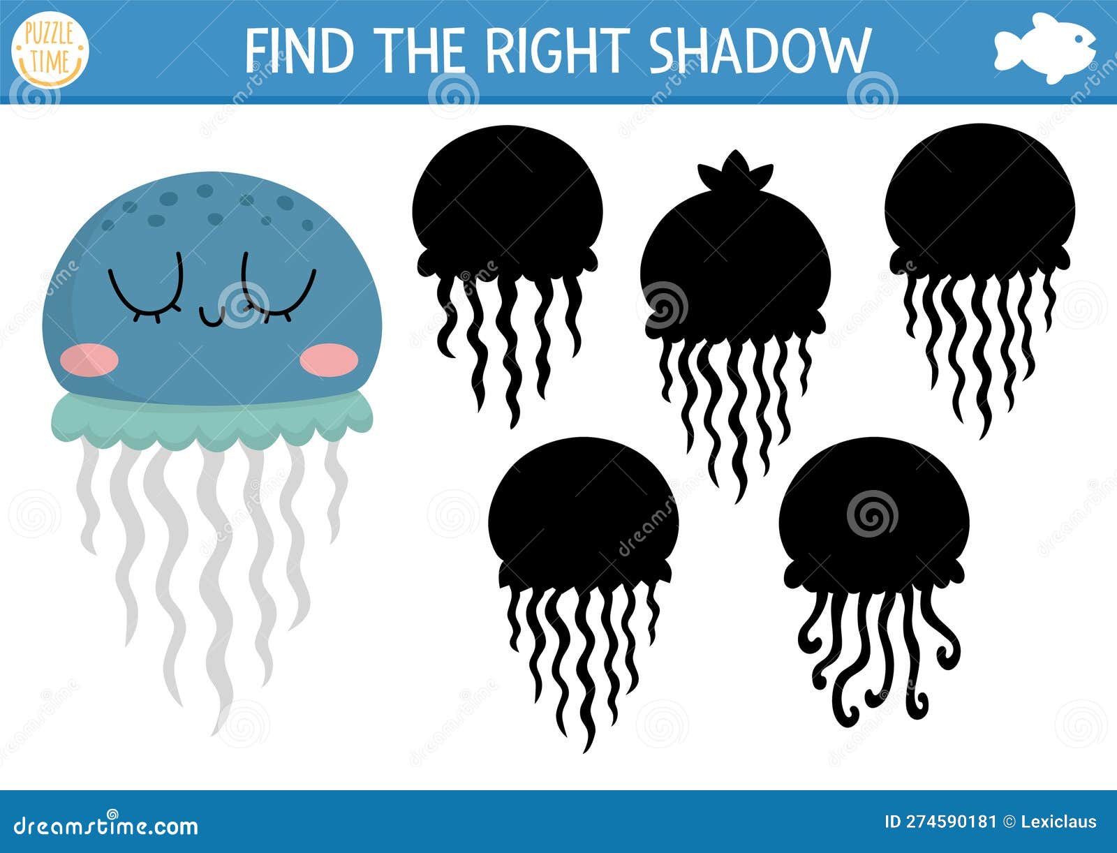 Under the Sea Shadow Matching Activity. Ocean Puzzle with Cute ... Under the Sea Shadow Matching Activity. Ocean Puzzle with Cute ...