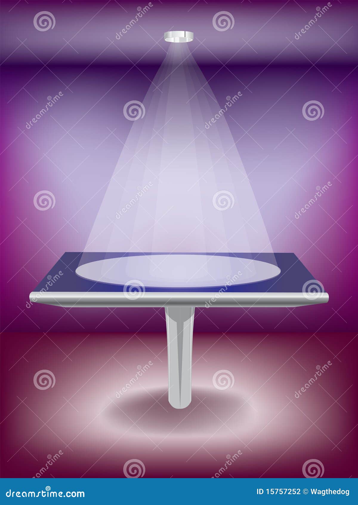 Under spotlight stock vector. Illustration of brown, decorative - 15757252