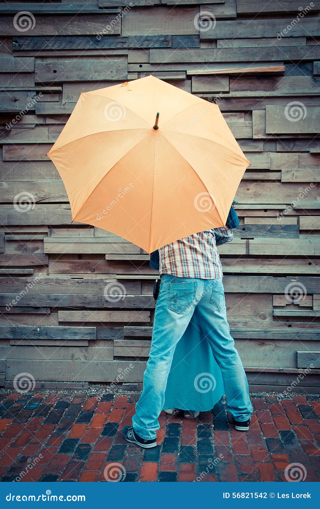 Under the umbrella. stock photo. Image of street, secret - 56821542