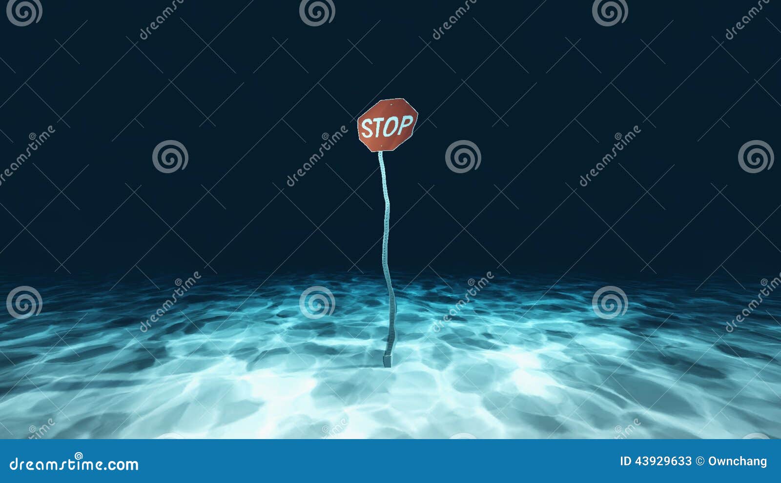 UNDER WATER STOP stock image. Image of underwater, stop - 43929633